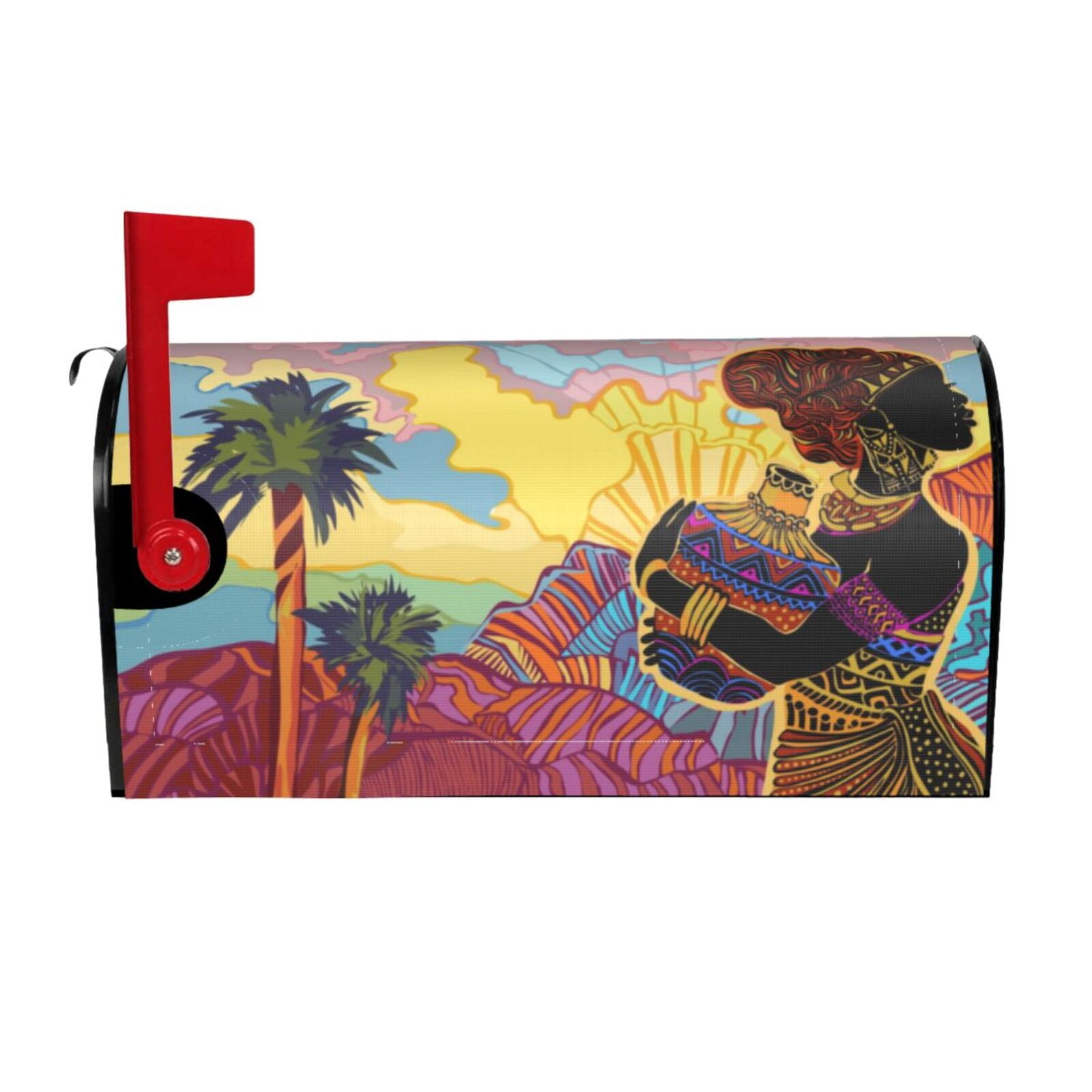 Bingfone Beautiful African Woman,Southern Mountains Landscape Magnetic ...