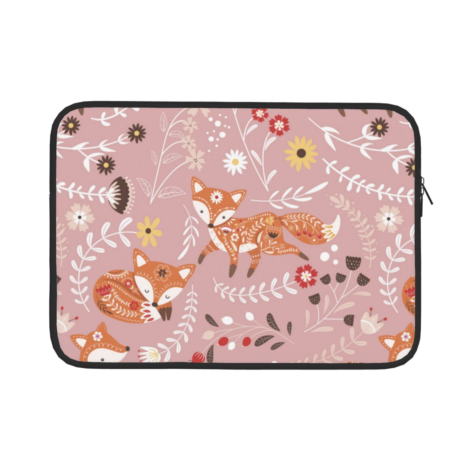 Bingfone Beautiful Fox Laptop Sleeve Case 15 Inch, 360° Protective ...