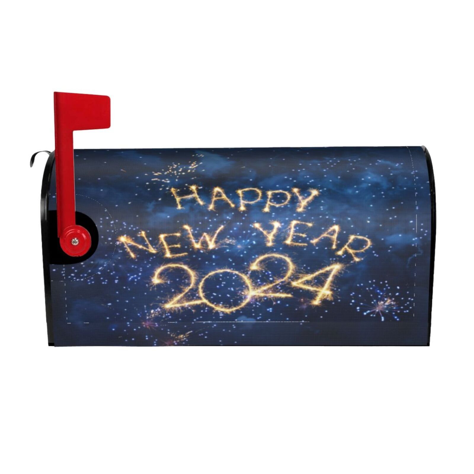Bingfone Beautiful New Year 2024 Magnetic Mailbox Cover Standard Size ...