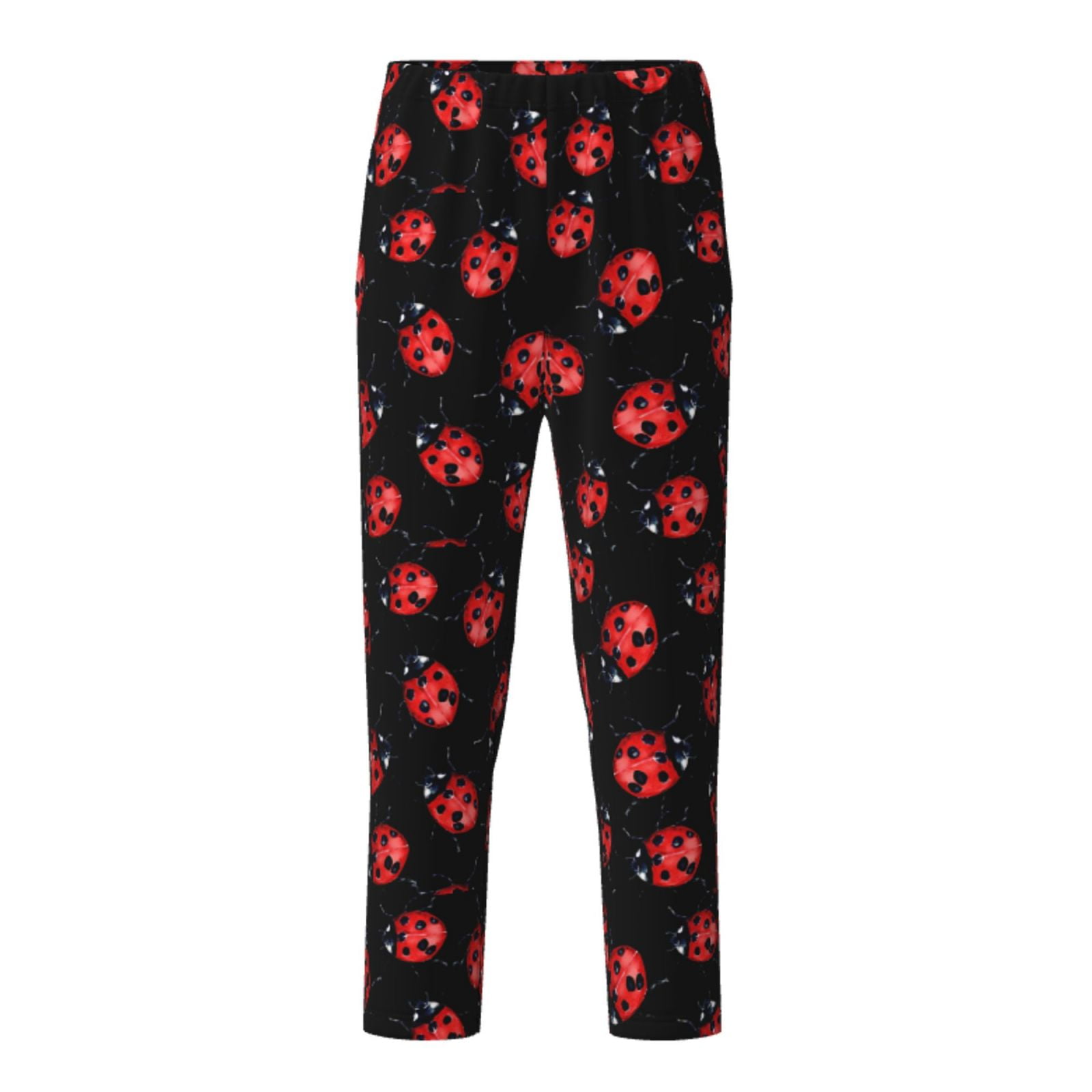 Bingfone Beautiful Red Ladybug Print Boys Girls Pajama Pants Lounge ...
