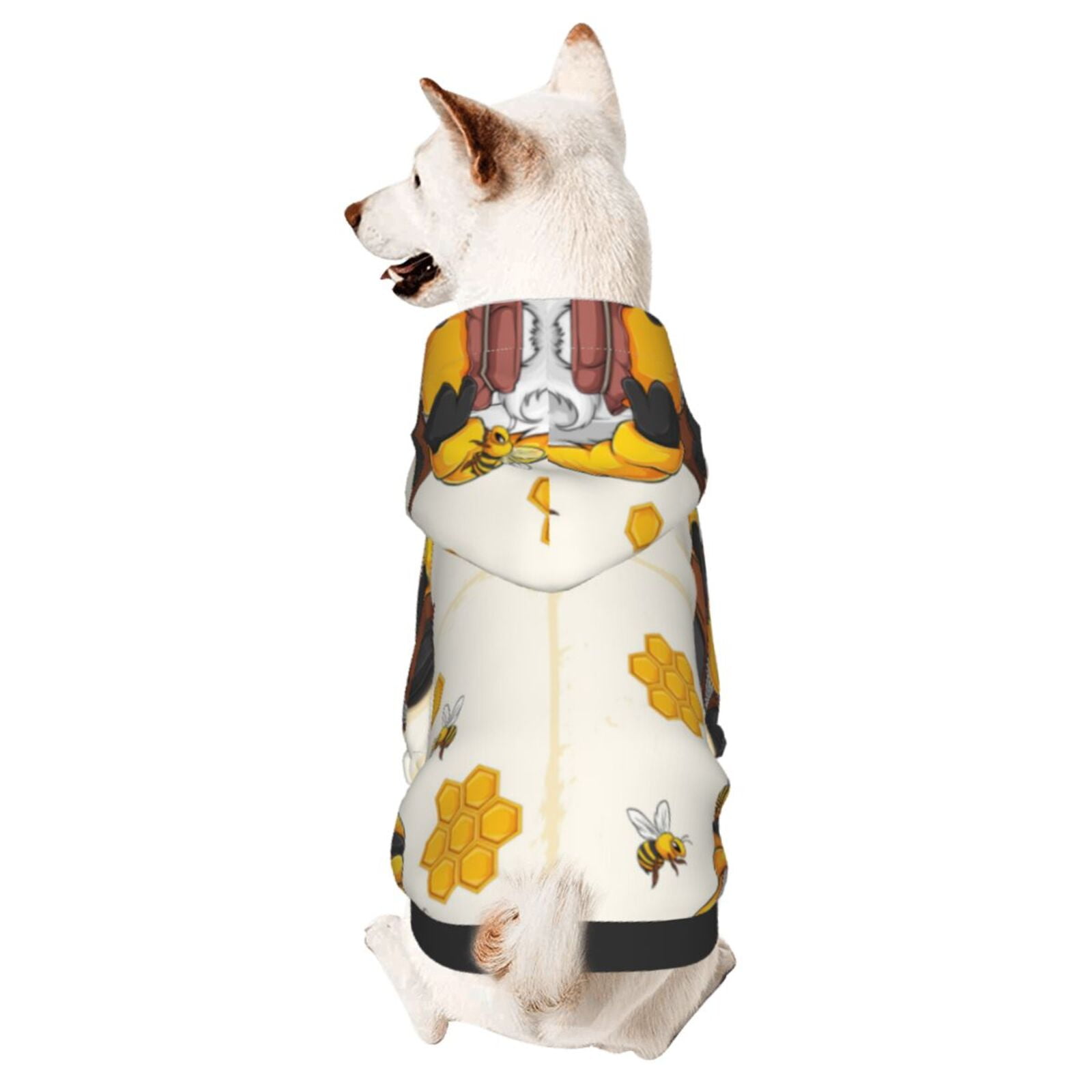 Bingfone Beekeeper Gnome Holding A Glass Dog Clothes Hoodie, Pet Winter ...