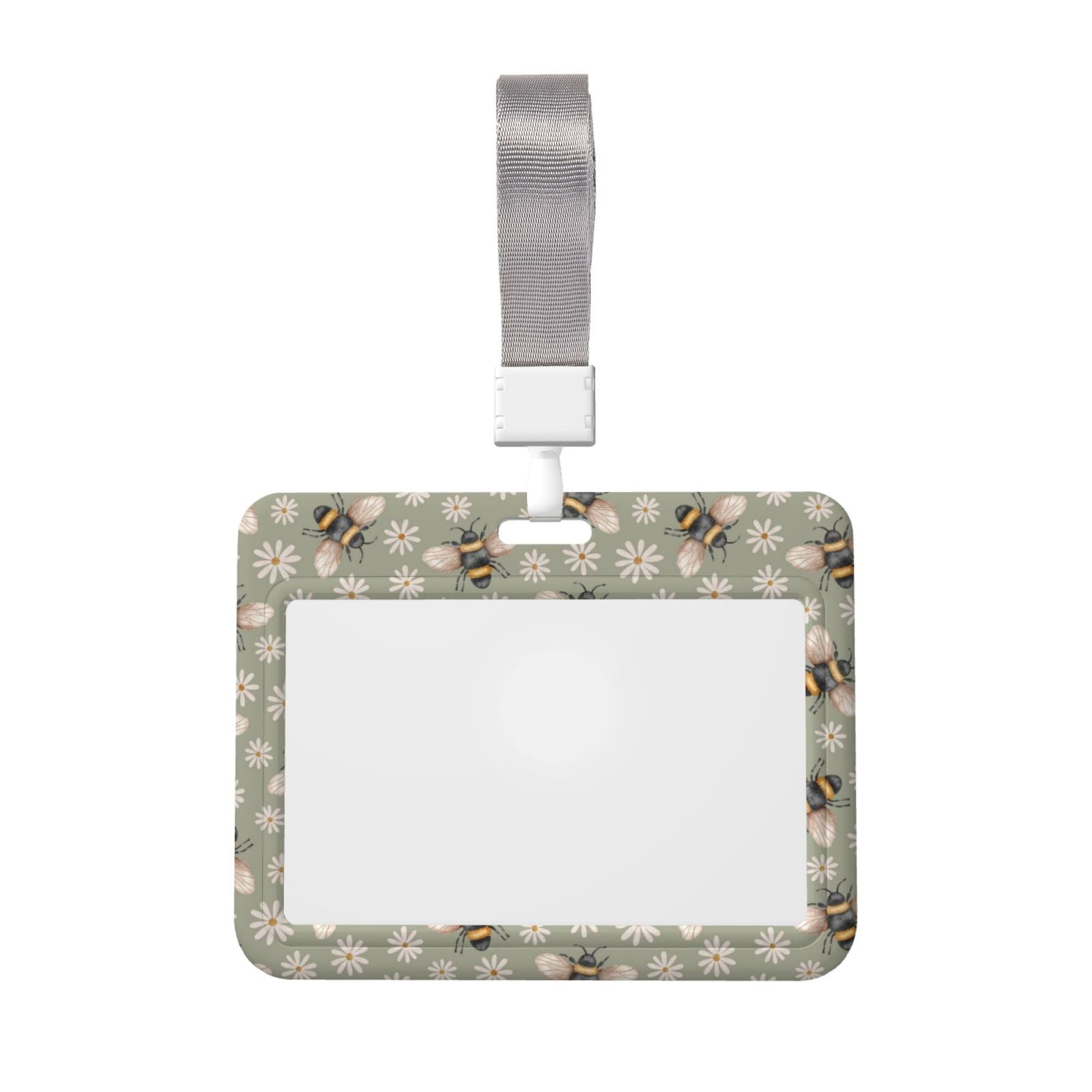 Bingfone Bees And Chamomile Card Badge Holder,for Girls Girly Women 4 x ...