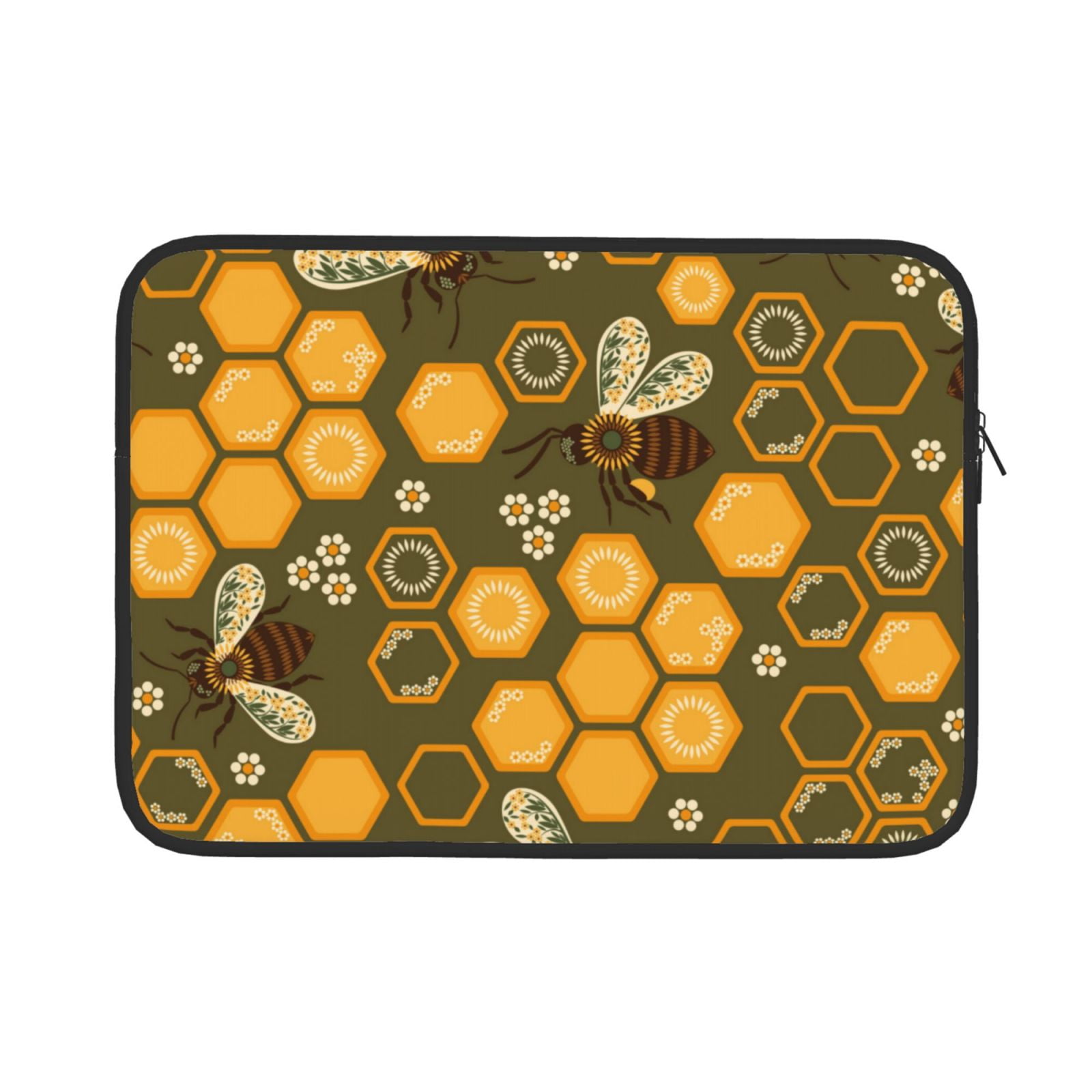 Bingfone Bees And Honeycombs Laptop Sleeve Case 15 Inch, 360 ...