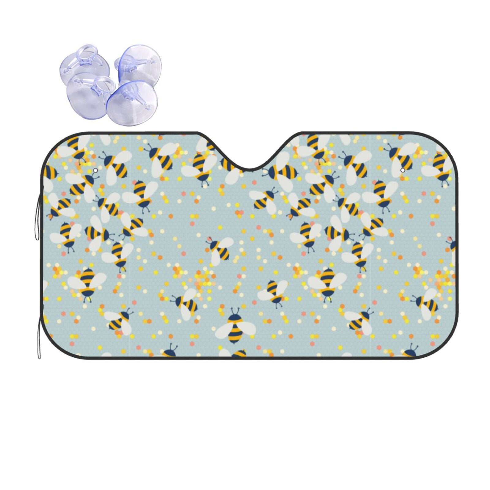 Bingfone Bees Car Windshield Sun Shade Protector Keep Your Vehicle Cool ...