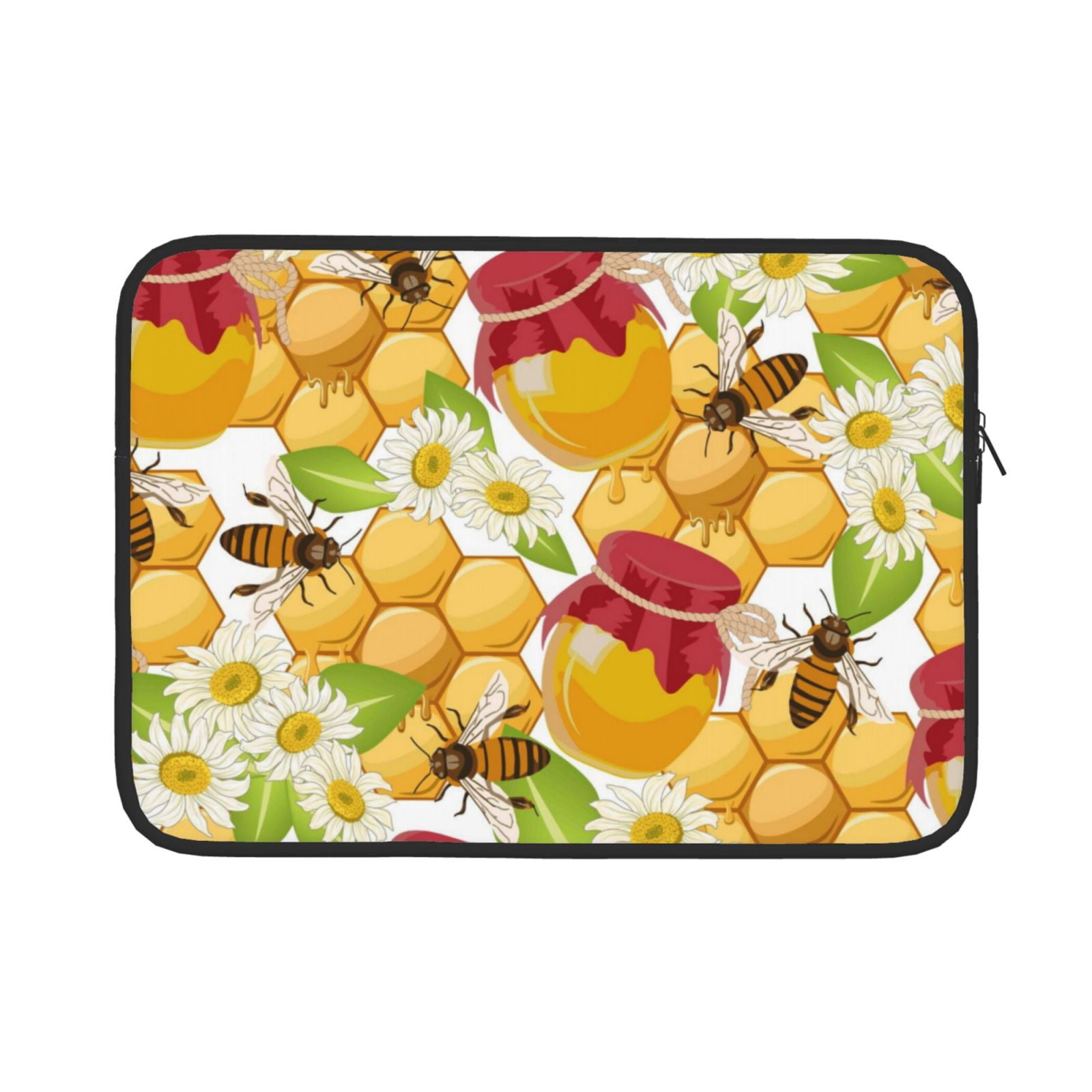Bingfone Bees Honeycomb Laptop Sleeve Case 13 Inch, 360° Protective ...