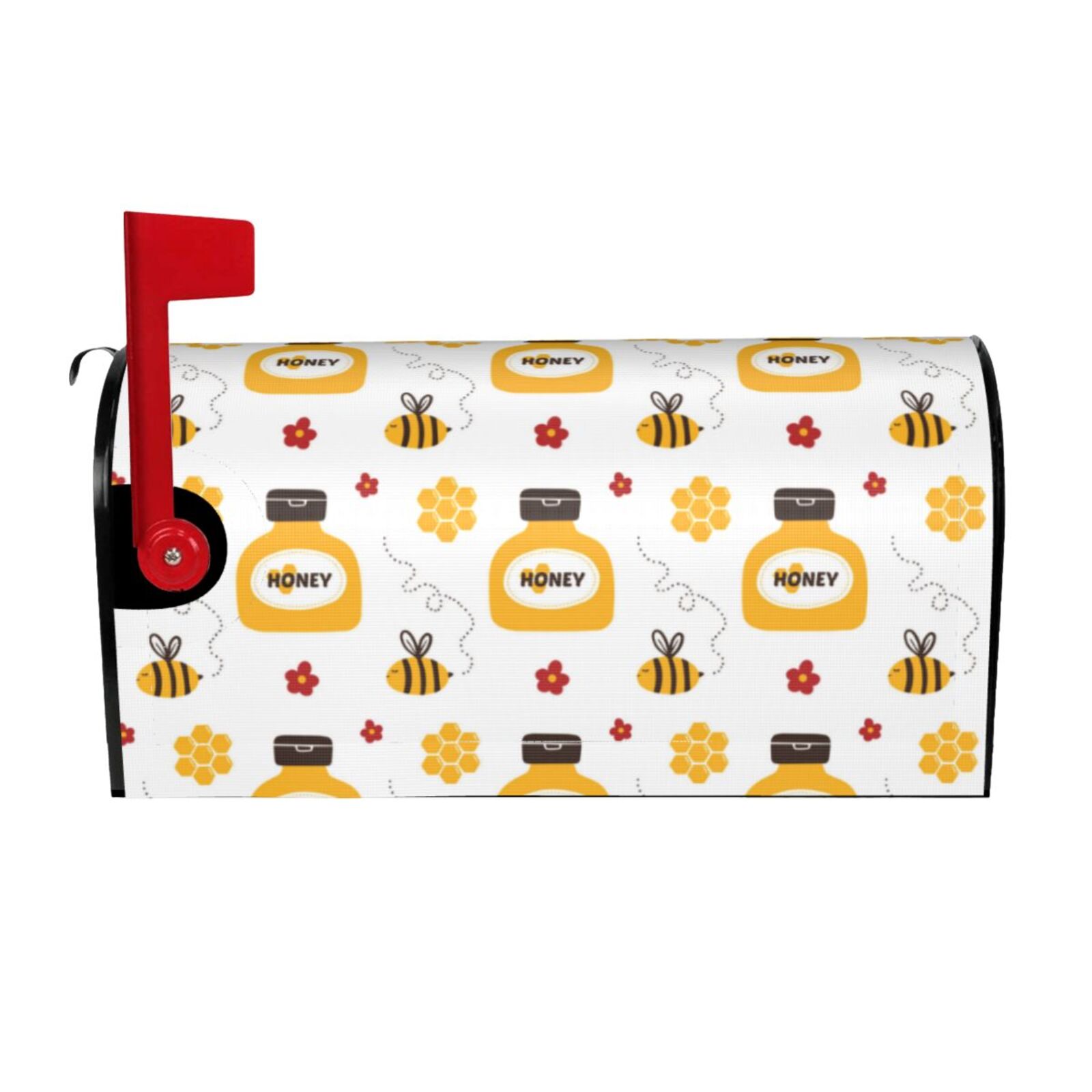 Bingfone Bees and Flowers Magnetic Mailbox Cover Standard Size for ...