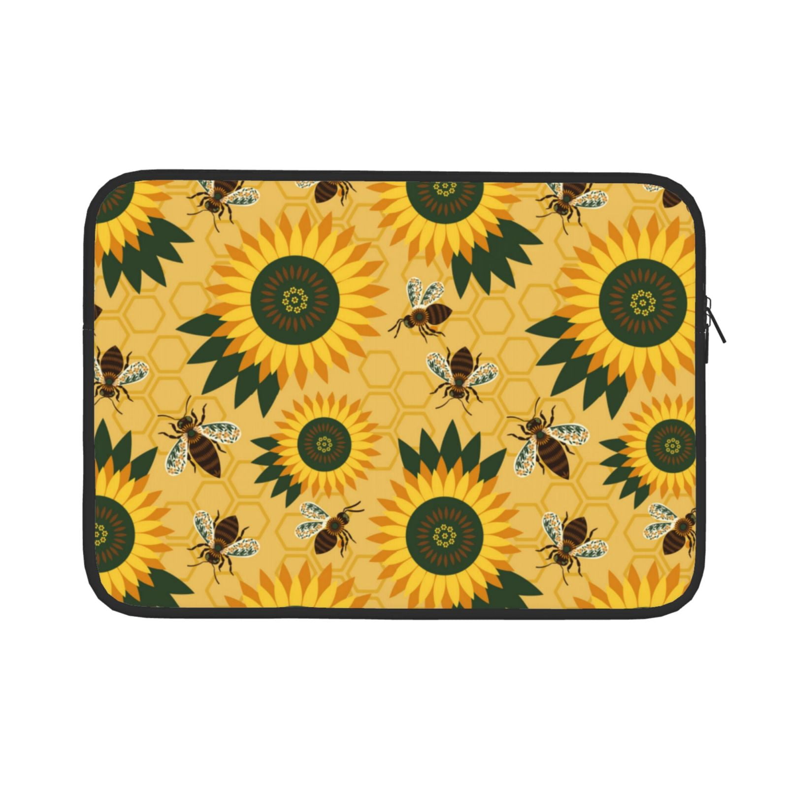 Bingfone Bees and Sunflowers Laptop Sleeve Case 13 inch , 360 ...