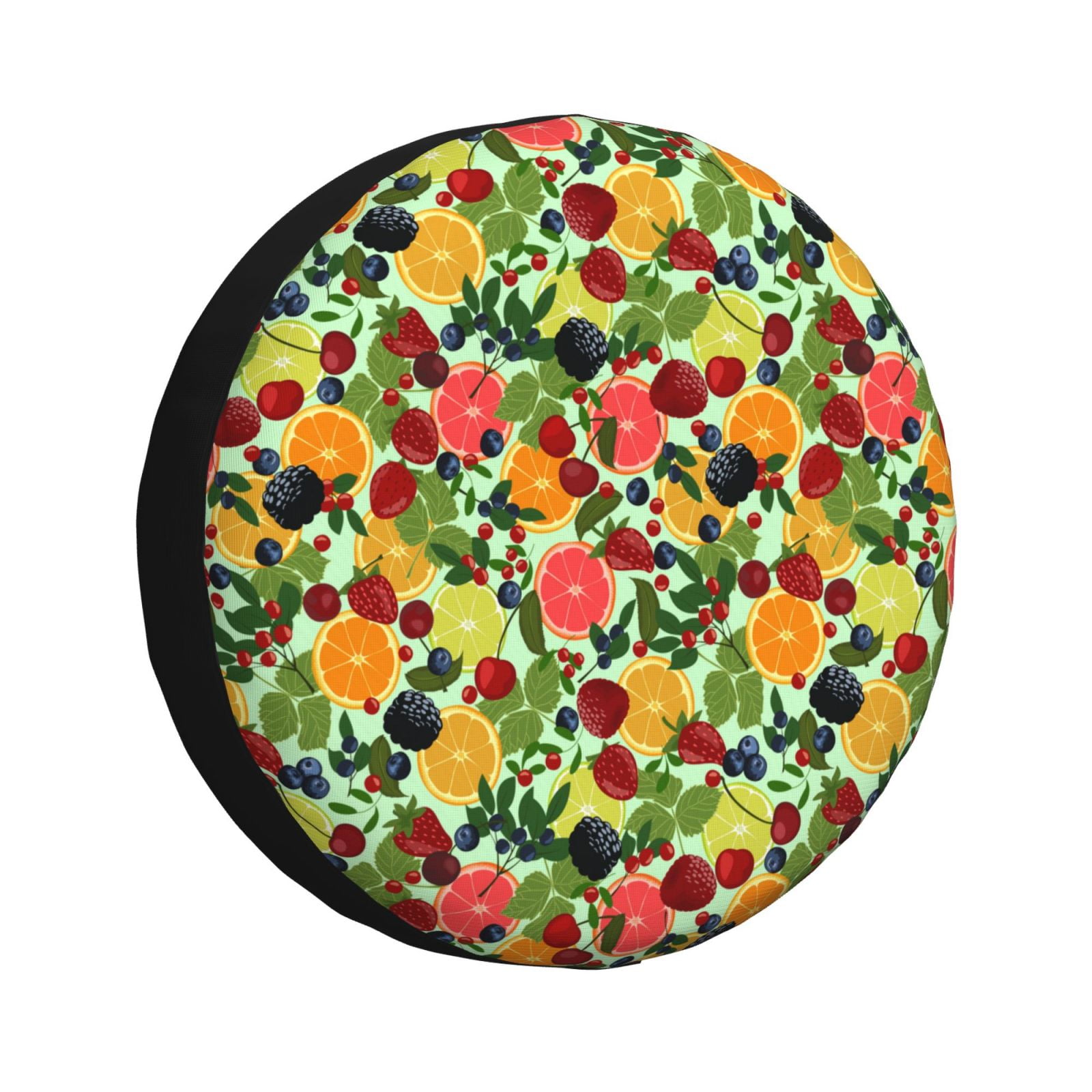 Bingfone Berries And Citrus Spare Tire Cover Weatherproof Universal ...