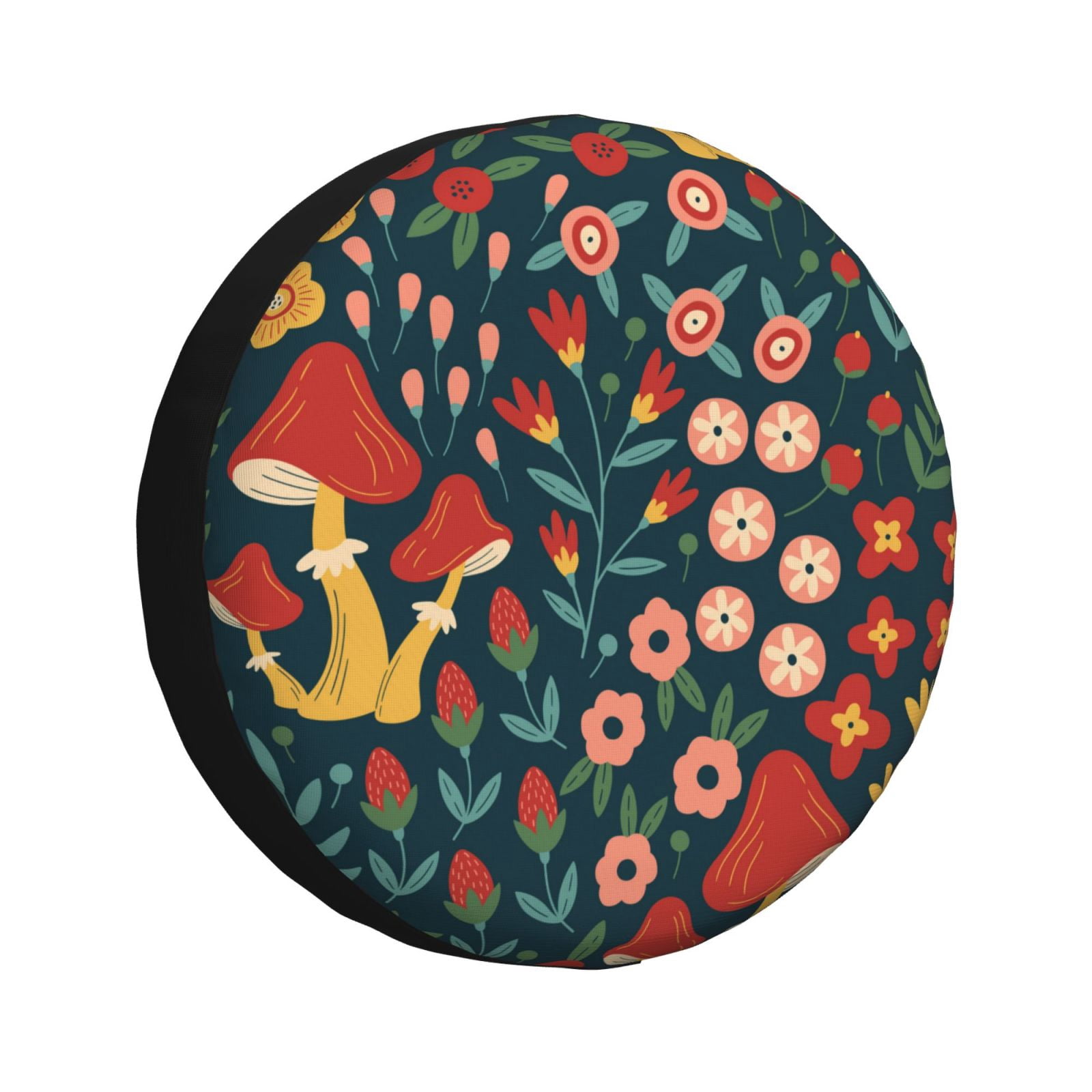 Bingfone Berries And Flowers Spare Tire Cover Weatherproof Universal ...