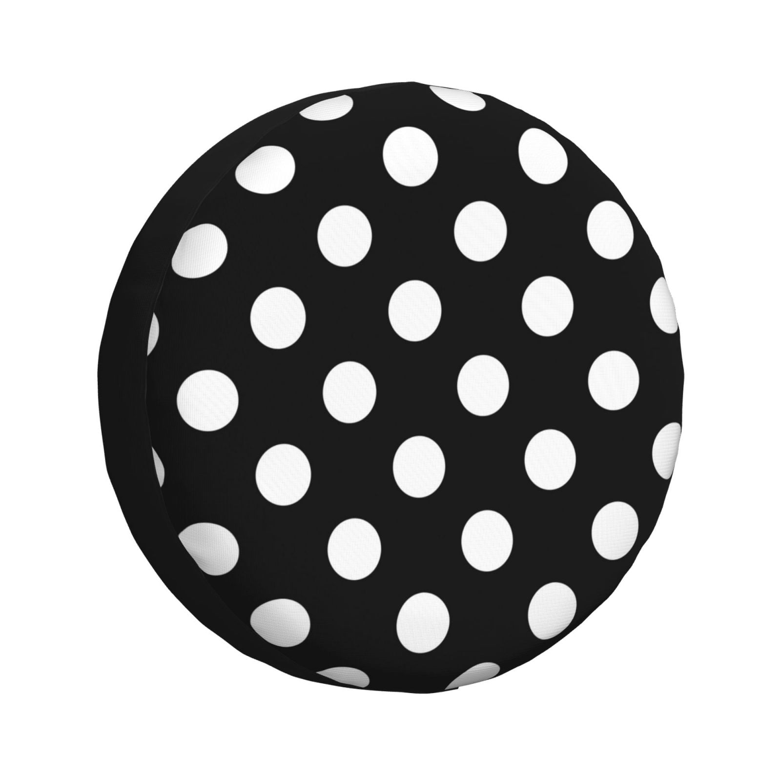 Bingfone Black And White Polka Dot Spare Tire Cover Weatherproof ...
