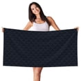 Bingfone Black Fish scales Oversized 27.7x55 Inches Beach Towel, Super ...