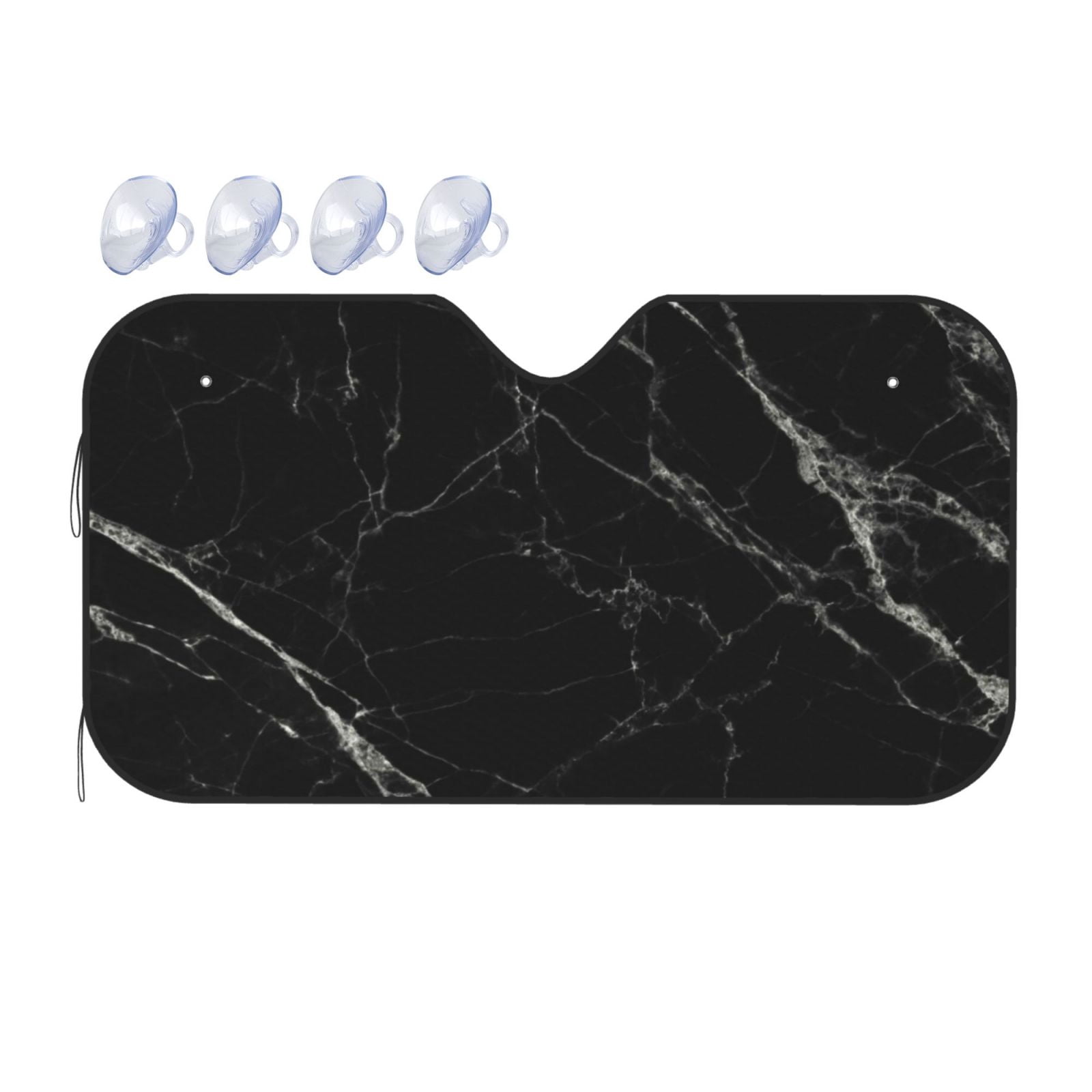 Bingfone Black Marble Texture Abstract Car Windshield Sunshade,Sun ...