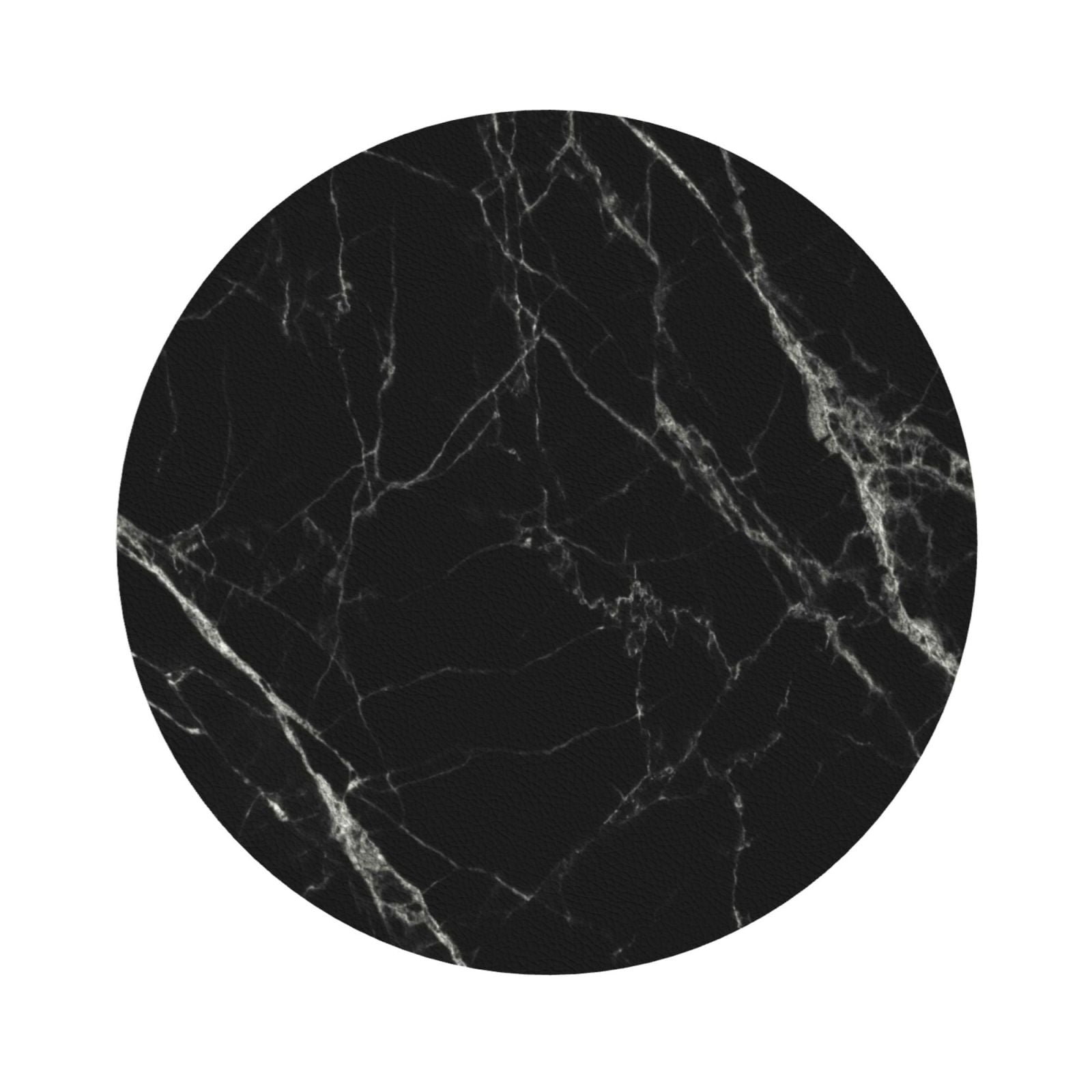 Bingfone Black Marble Texture Abstract Personalized Coaster Set 4 For ...