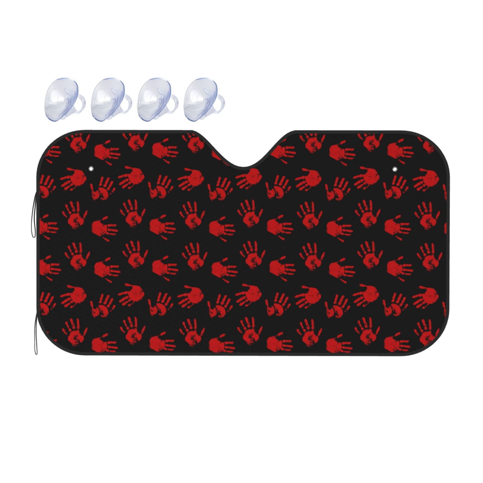 Bingfone Bloody Hand 1 Car Windshield Sunshade,Sun Foldable Sun Shield ...