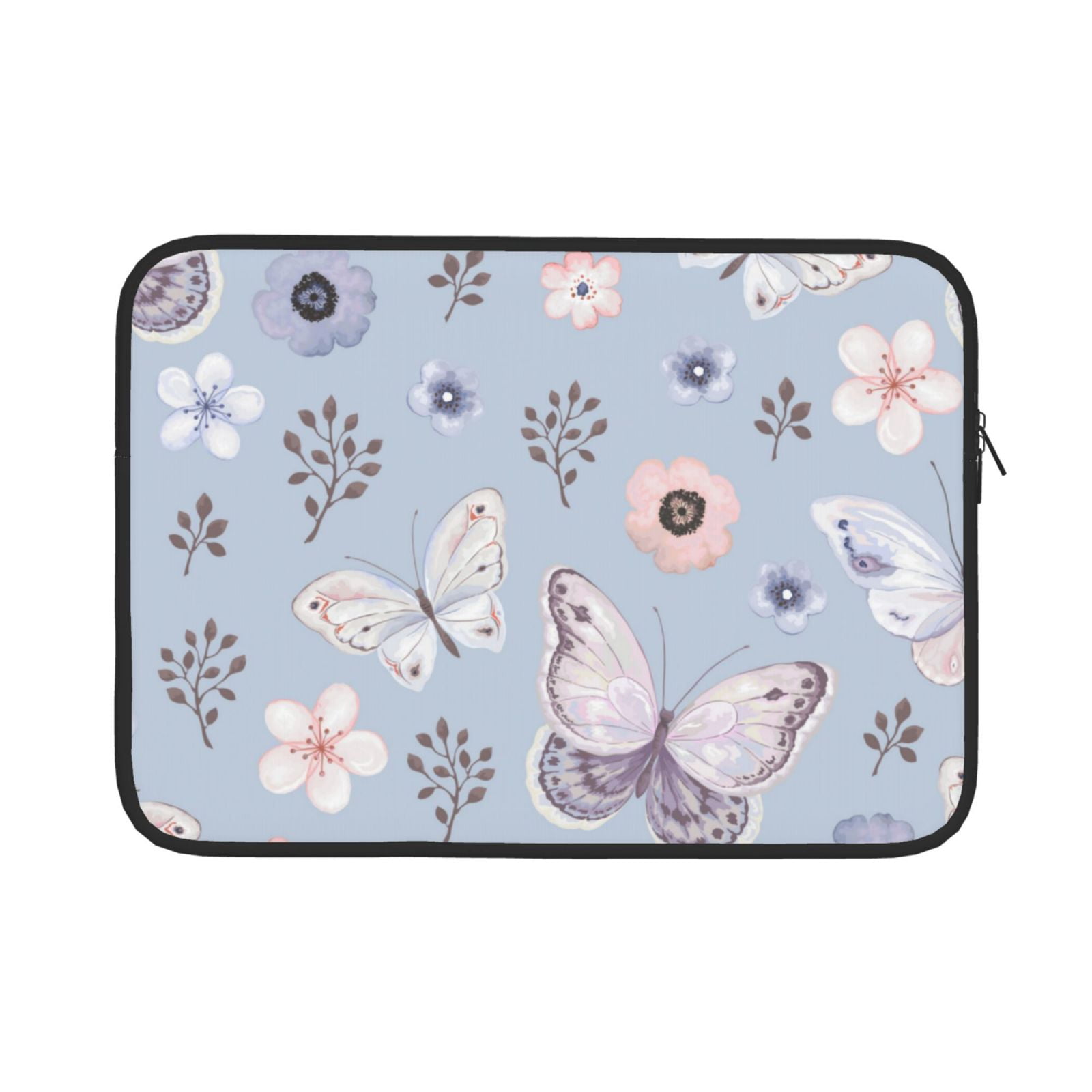 Bingfone Blue Butterfly Laptop Sleeve Case 13 Inch, 360° Protective ...