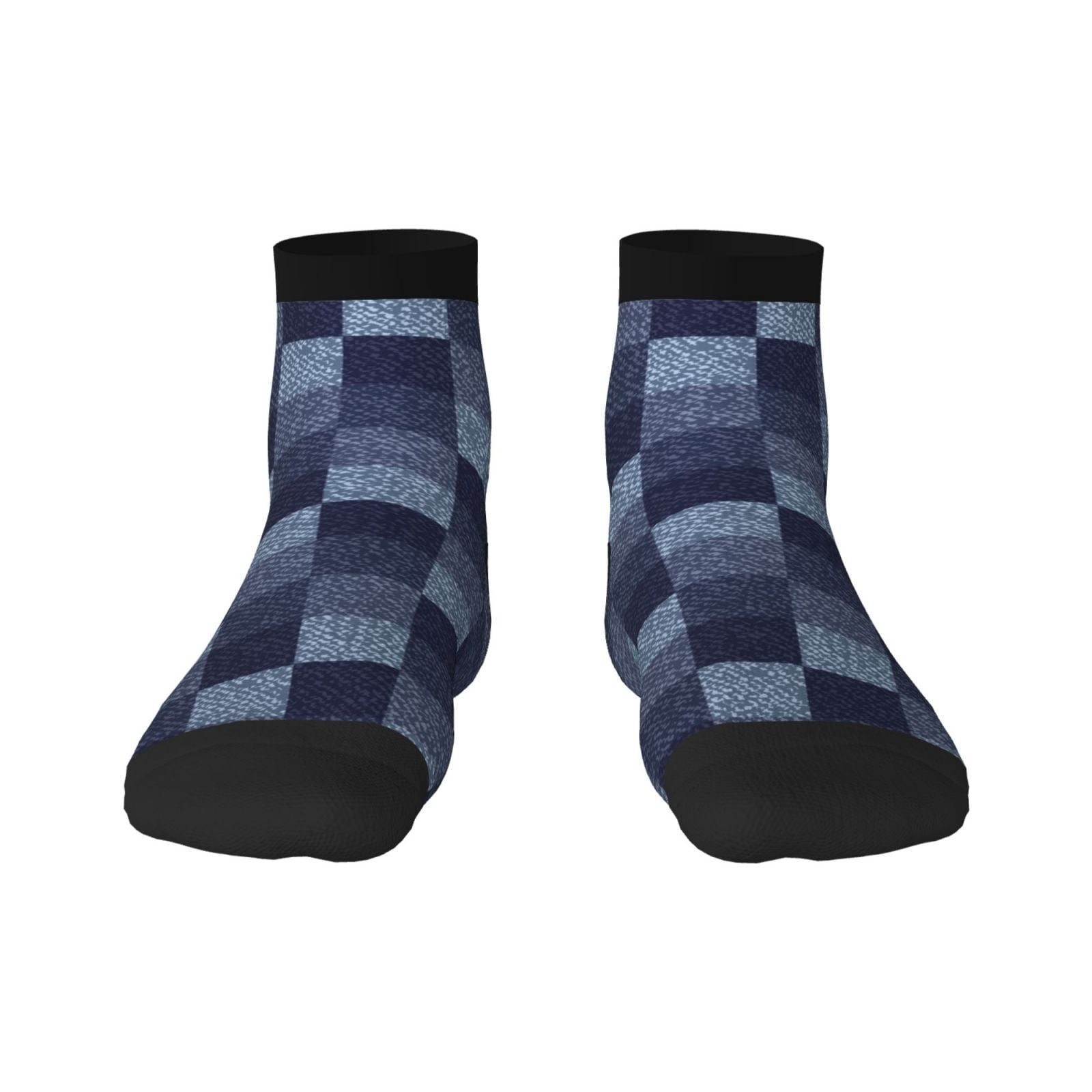 Bingfone Blue Gingham Buffalo Check Design Patterned Men'S Women'S ...