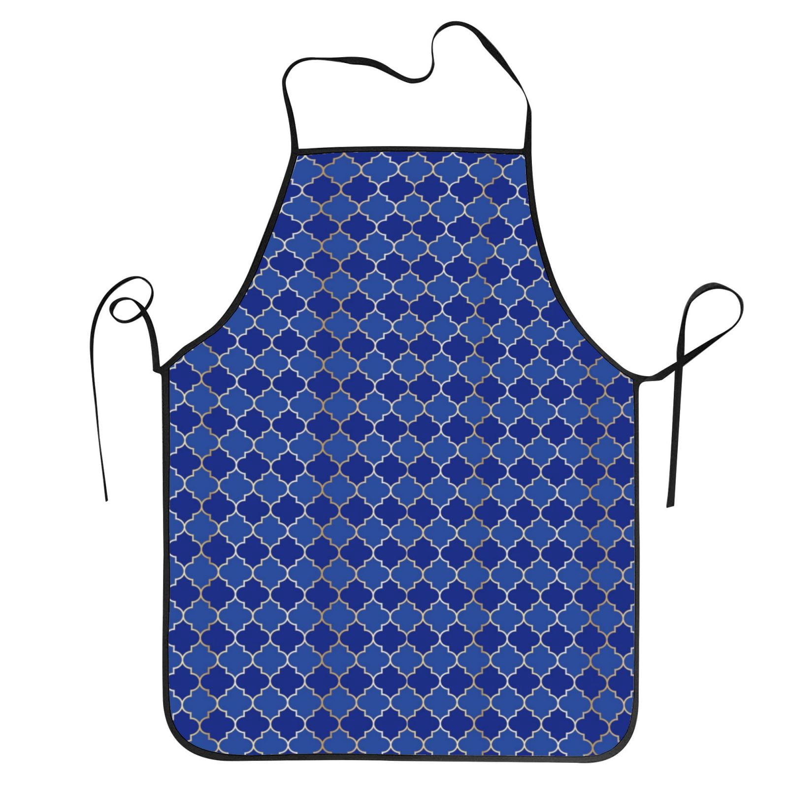 Bingfone Blue Lantern Shapes for Tie-up Apron, Unisex Waterproof and ...