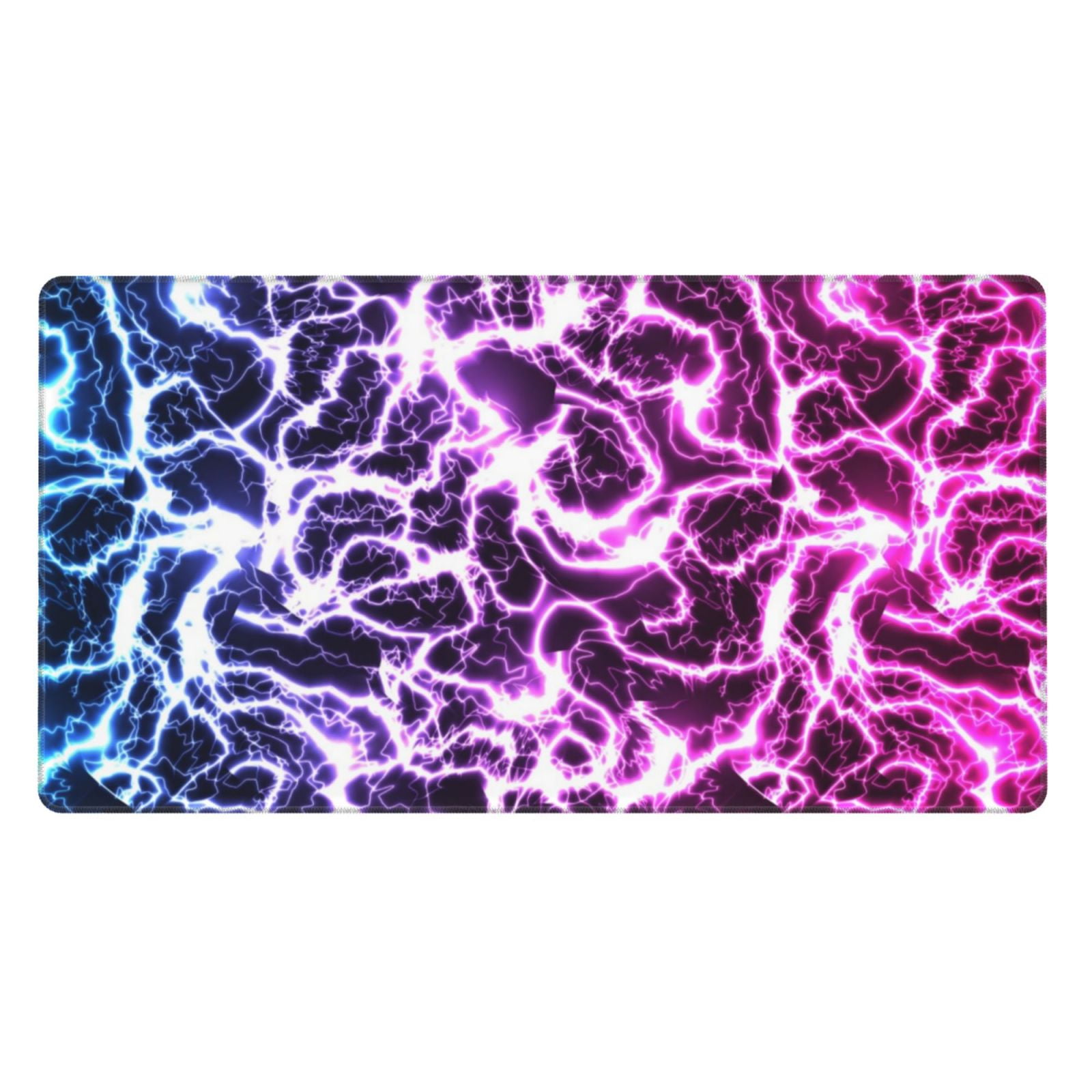 Bingfone Blue Lightning Large Gaming Mouse Pad,Extended Desk Mousepad ...
