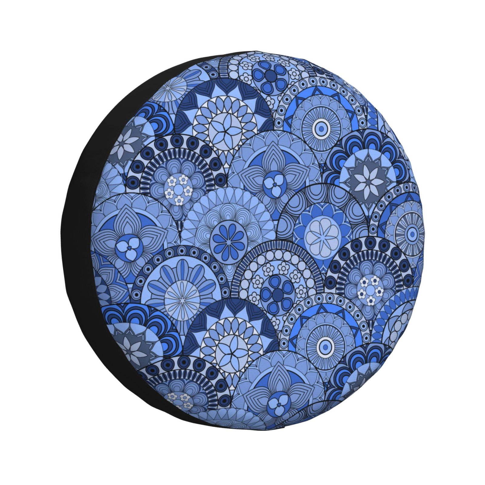 Bingfone Blue Mandala Harmony Spare Tire Cover Weatherproof Universal ...