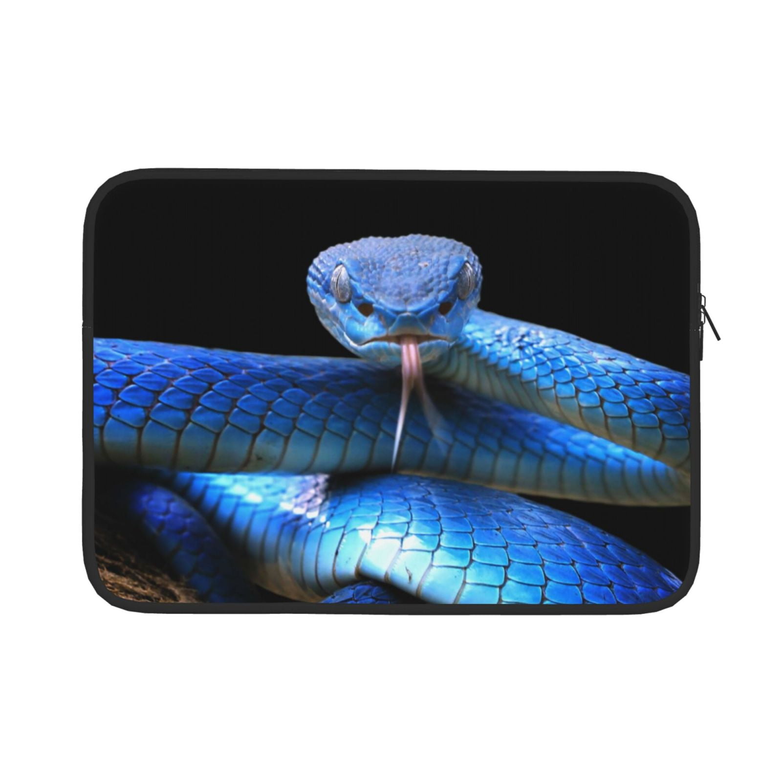 Bingfone Blue Viper Snake Laptop Sleeve Case 13 Inch, 360° Protective ...