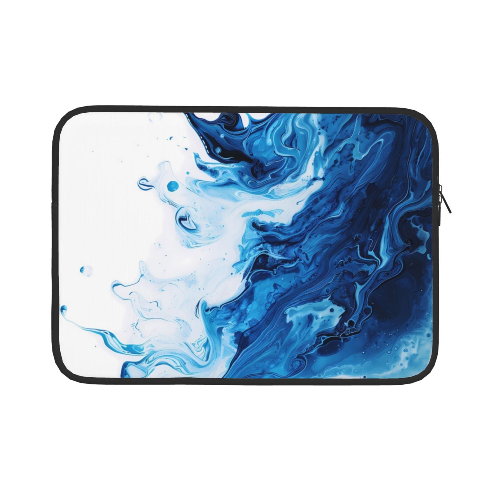 Bingfone Blue White Fluid Art Laptop Sleeve Case 13 inch , 360 ...