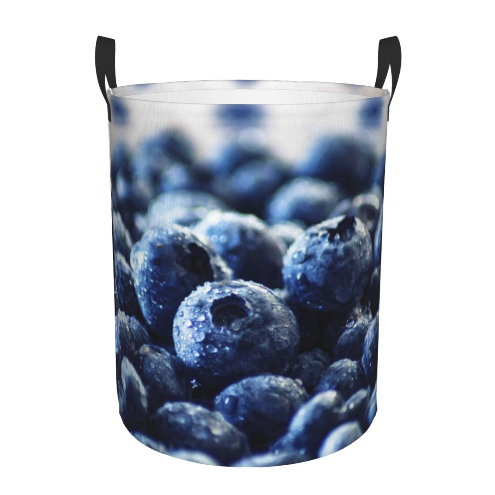 Bingfone Blueberry Waterproof Foldable Laundry Hamper Bucket With ...