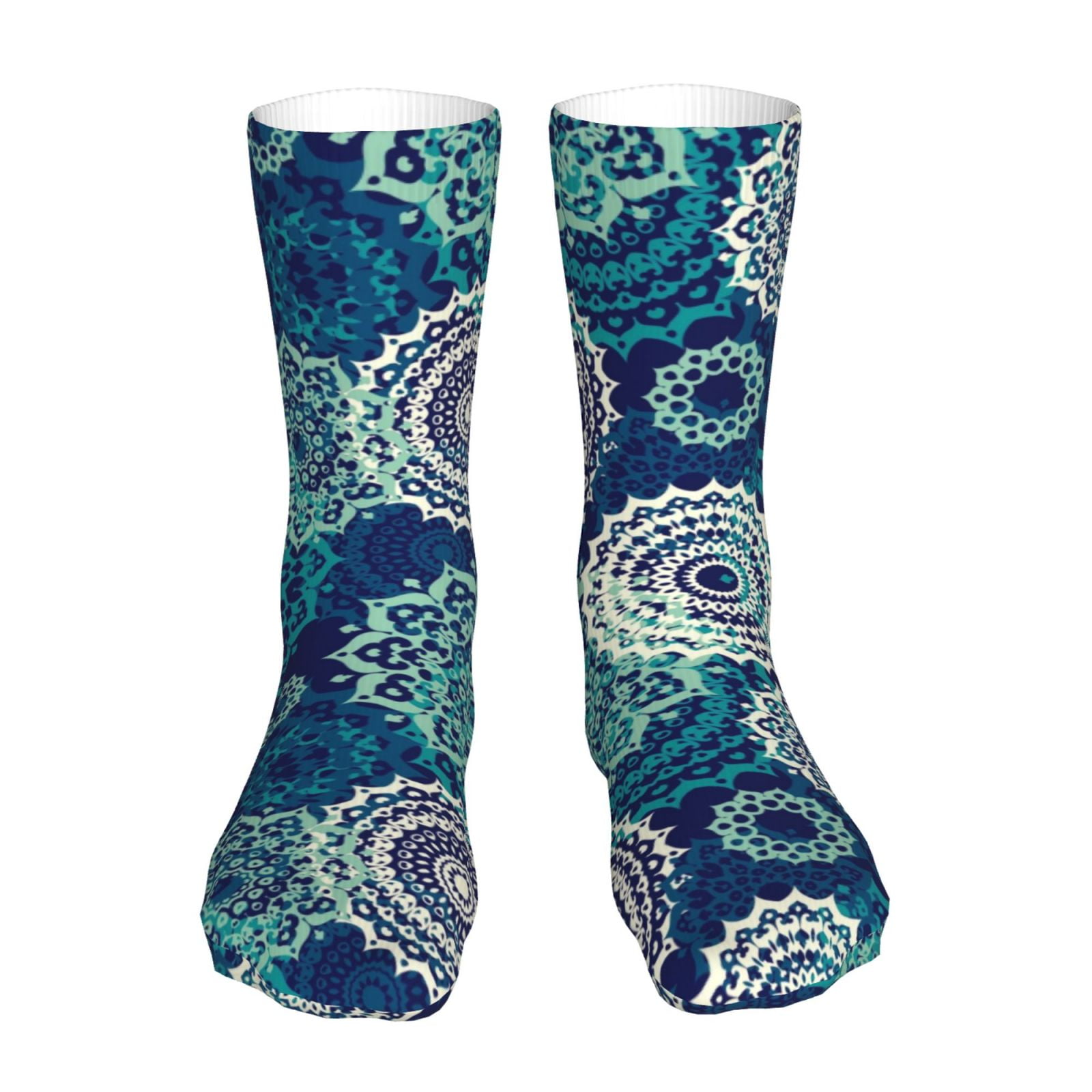 Bingfone Bohemian Mandala Prirnt Women's Men's Fun Pattern and Solid ...