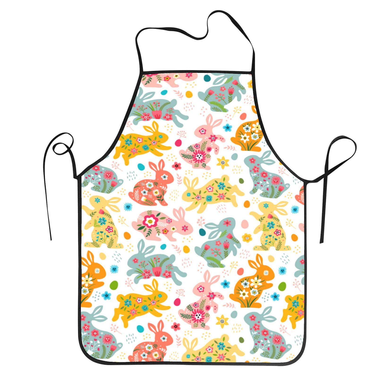 Bingfone Boho Bunny for Tie-up Apron, Unisex Waterproof and Stain ...