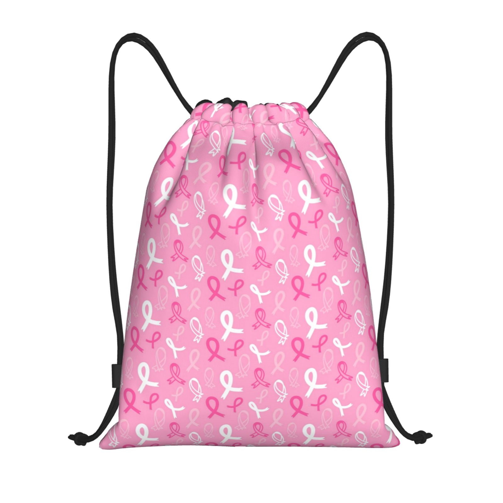Bingfone Breast Cancer Awareness (3) Drawstrings Backpacks Bags for Men ...