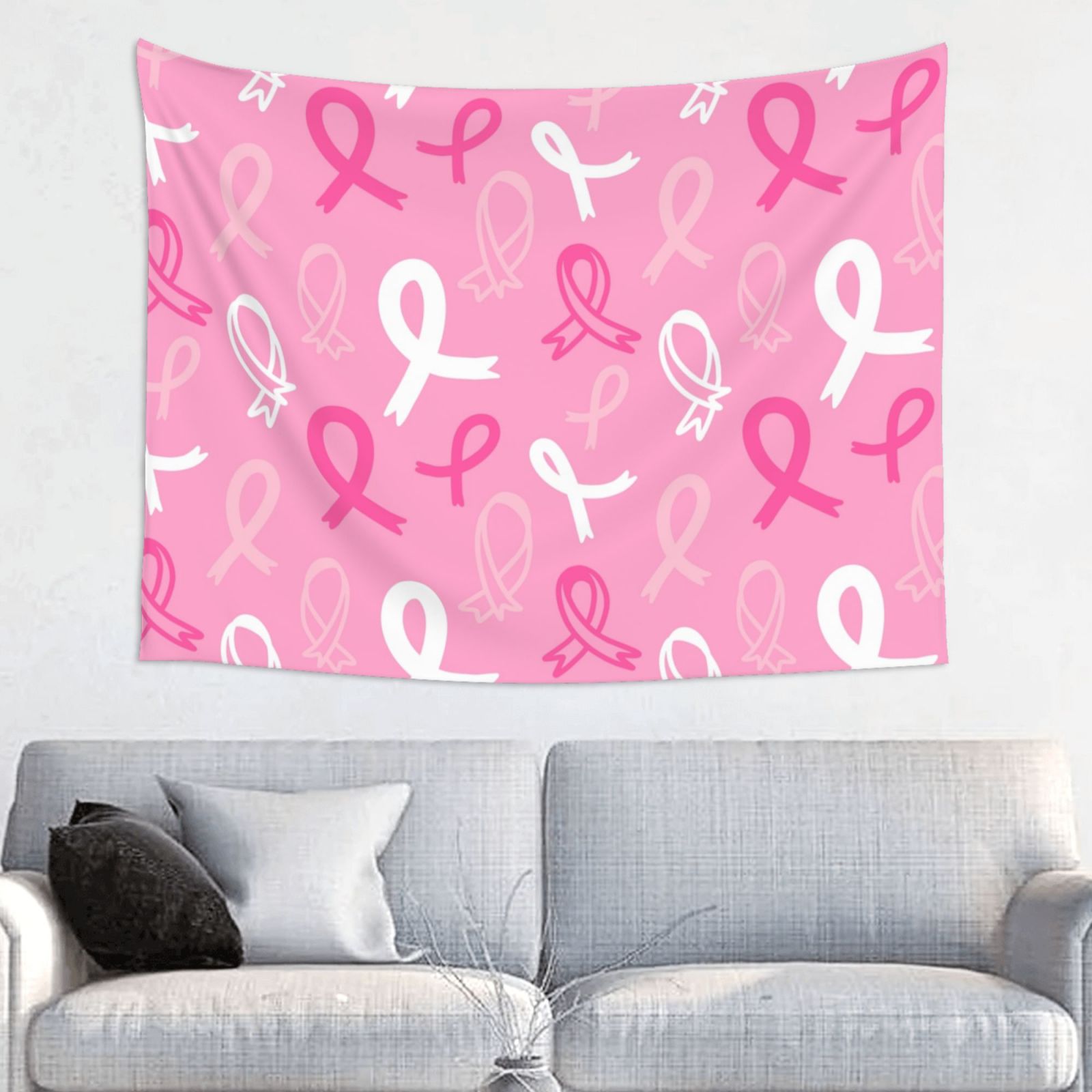 Bingfone Breast Cancer Awareness (3) Tapestry Wall Hanging Decor For ...