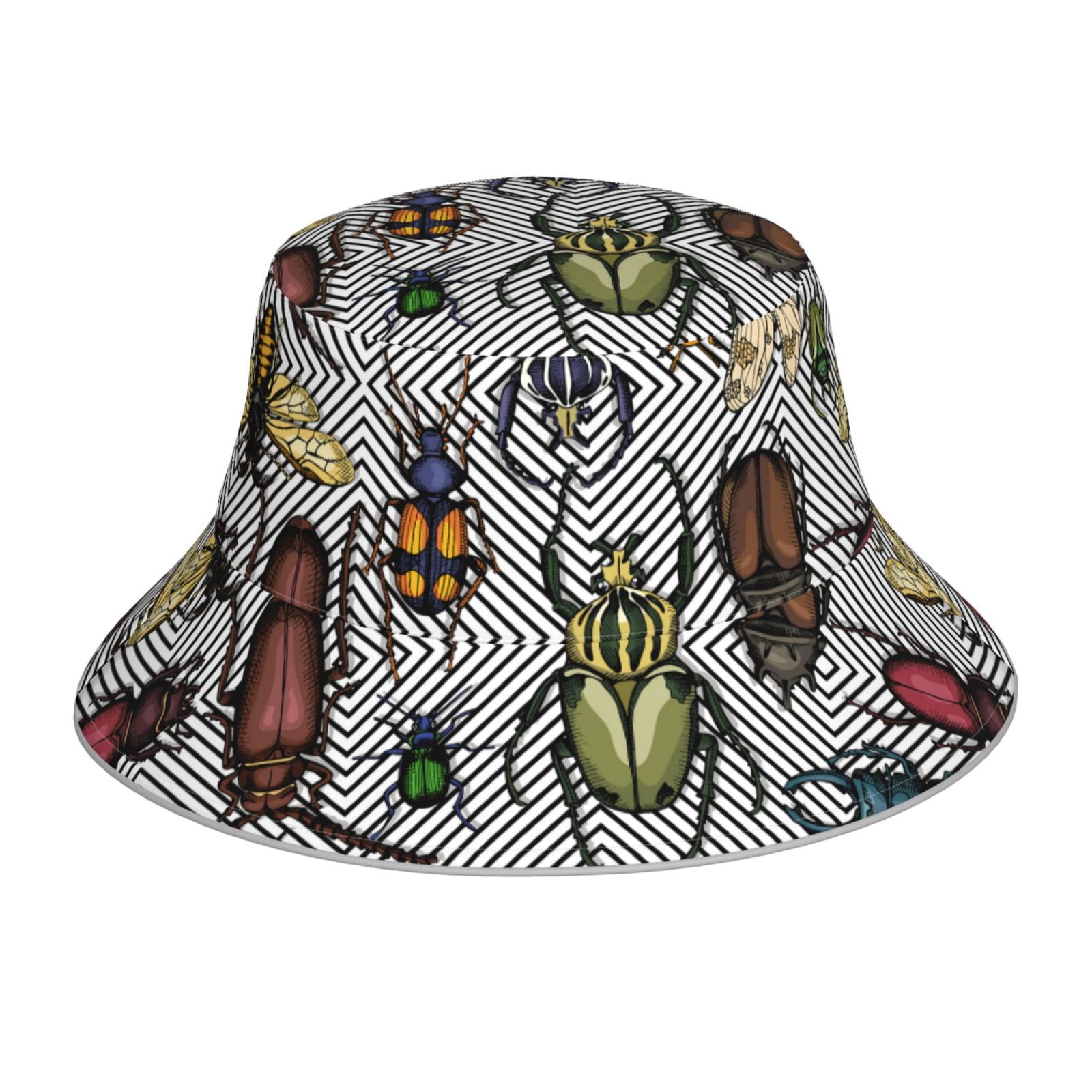 Bingfone Bright Insects Bucket Hat For Men Women,Packable Reversible ...
