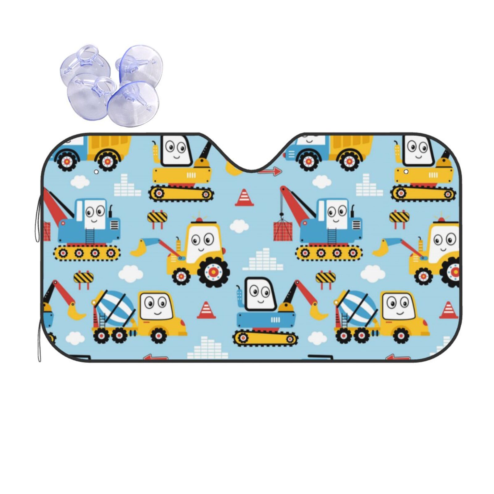 Bingfone Building Truck Car Windshield Sun Shade Protector Keep Your ...