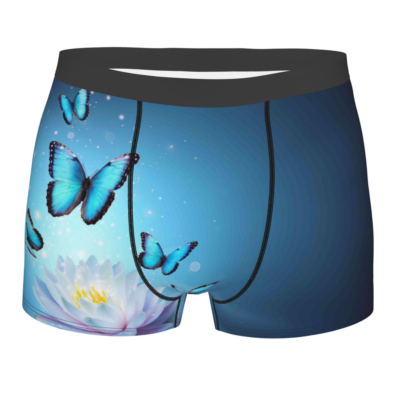 Bingfone Butterflies And Waterlily In Water Men'S Underwear - Casual ...