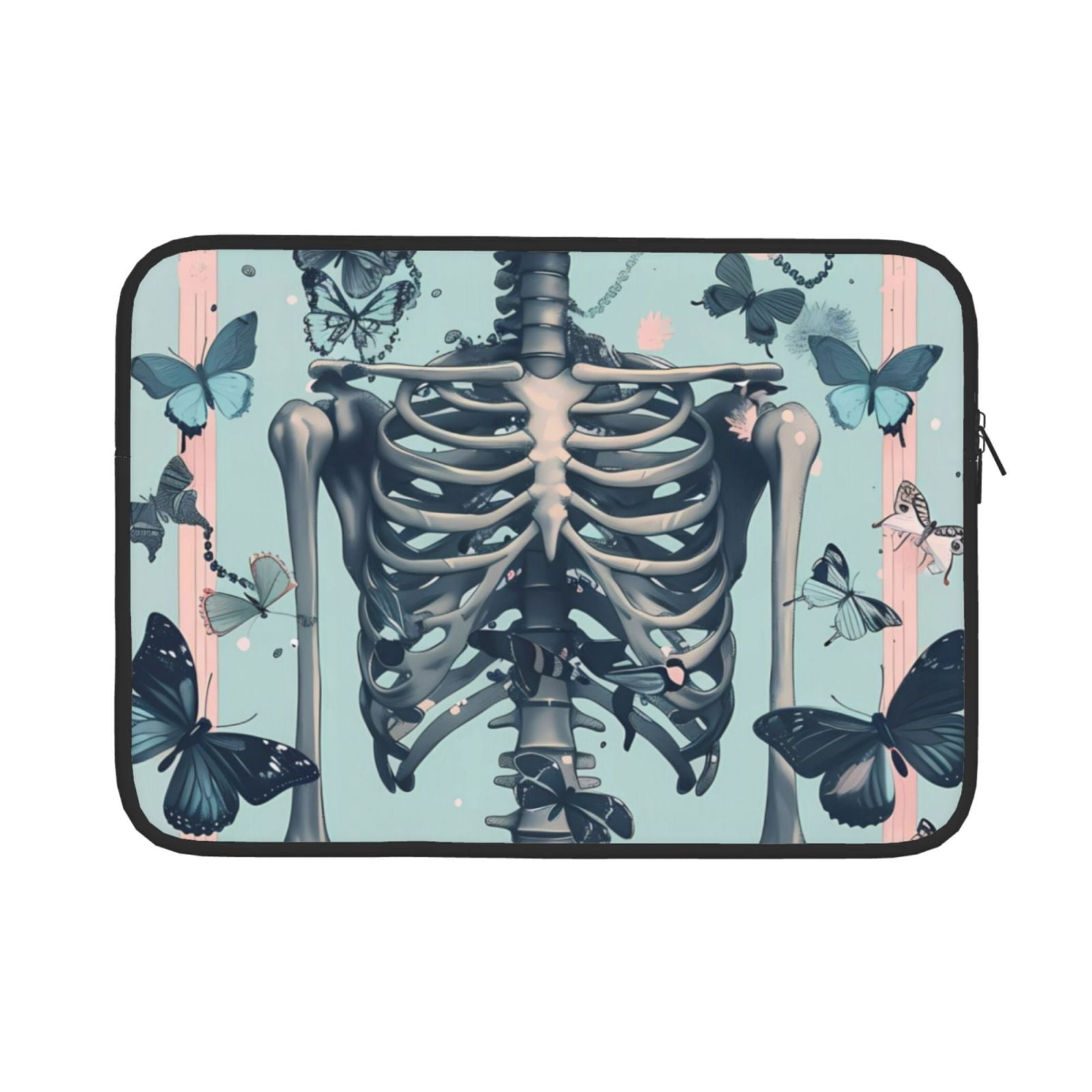 Bingfone Butterflies Skull Bows Laptop Sleeve Case 15 inch , 360 ...
