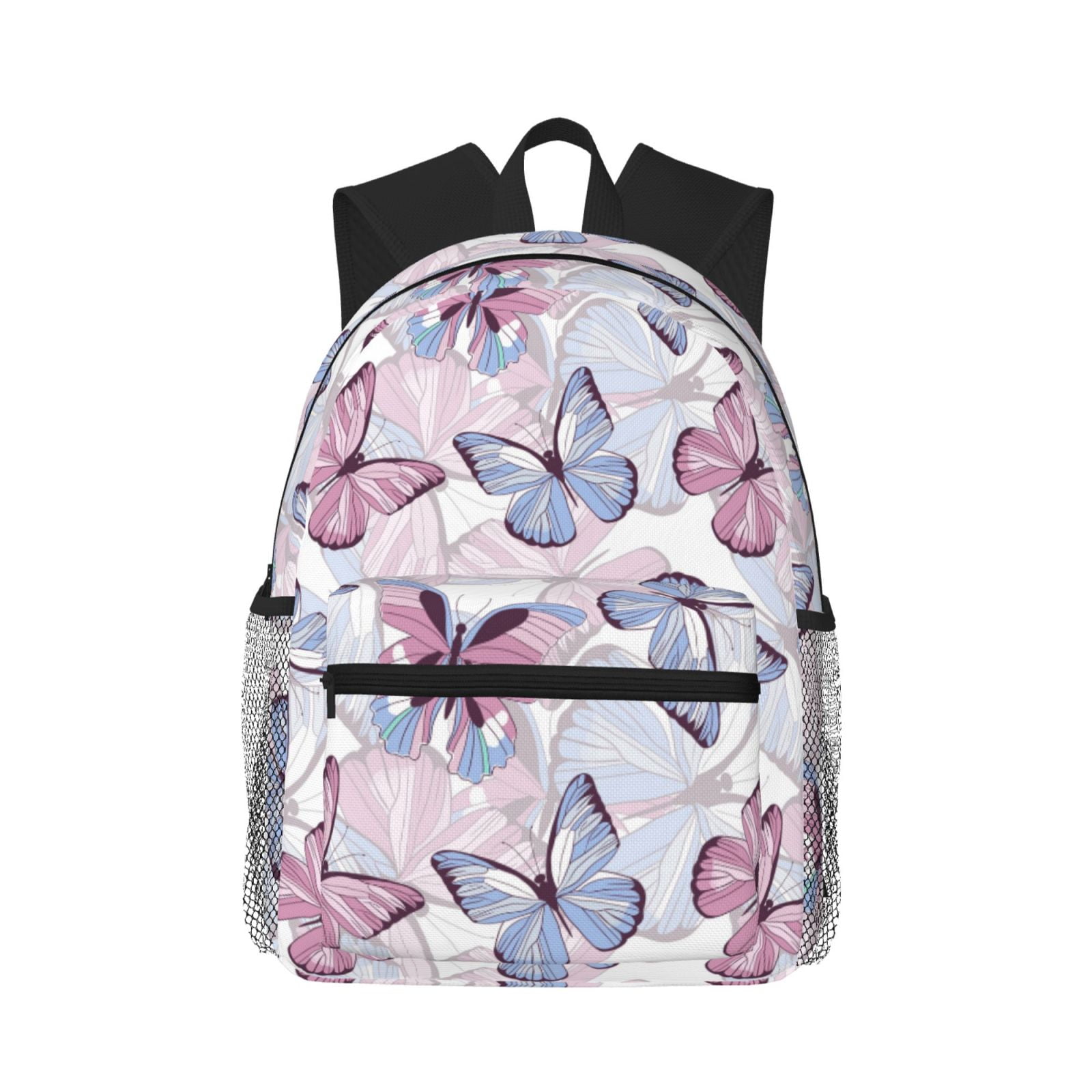 Bingfone Butterflies in Pastel Kids Backpack Girls And Boys Classic ...