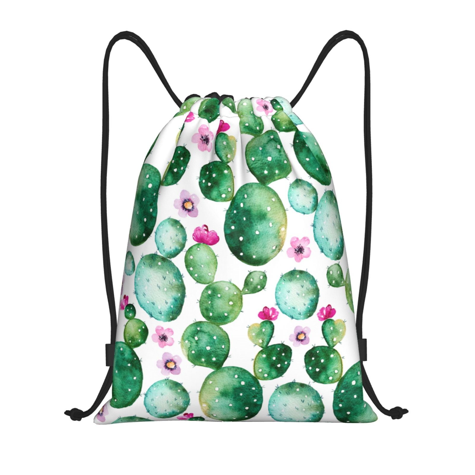 Bingfone Cactus Plants Drawstrings Backpacks Bags For Men Women Gym ...