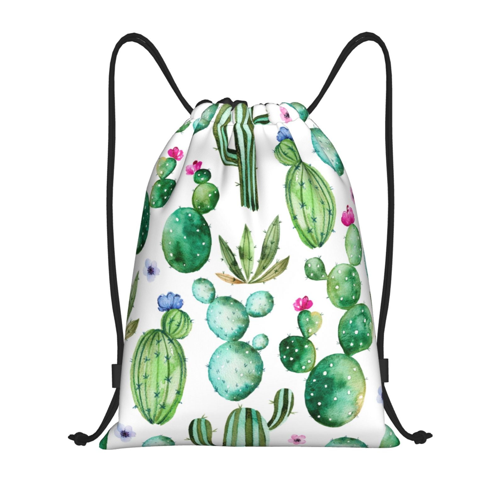 Bingfone Cactus Plants1 Drawstrings Backpacks Bags For Men Women Gym ...