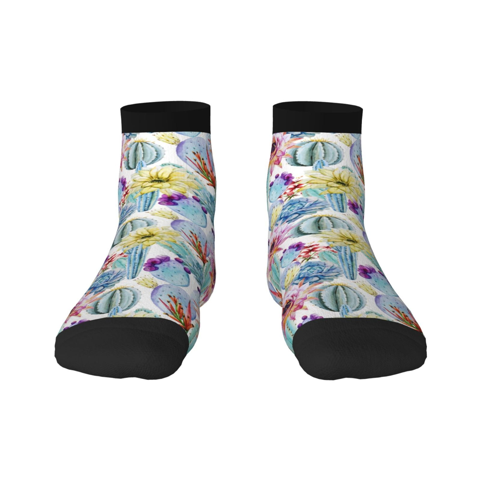 Bingfone Cactus1 Design Patterned Men'S Women'S Casual Cotton Socks ...