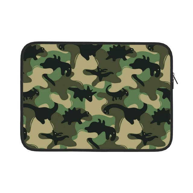 Bingfone Camouflage Dinosaur Laptop Sleeve Case 15 Inch, 360 ...
