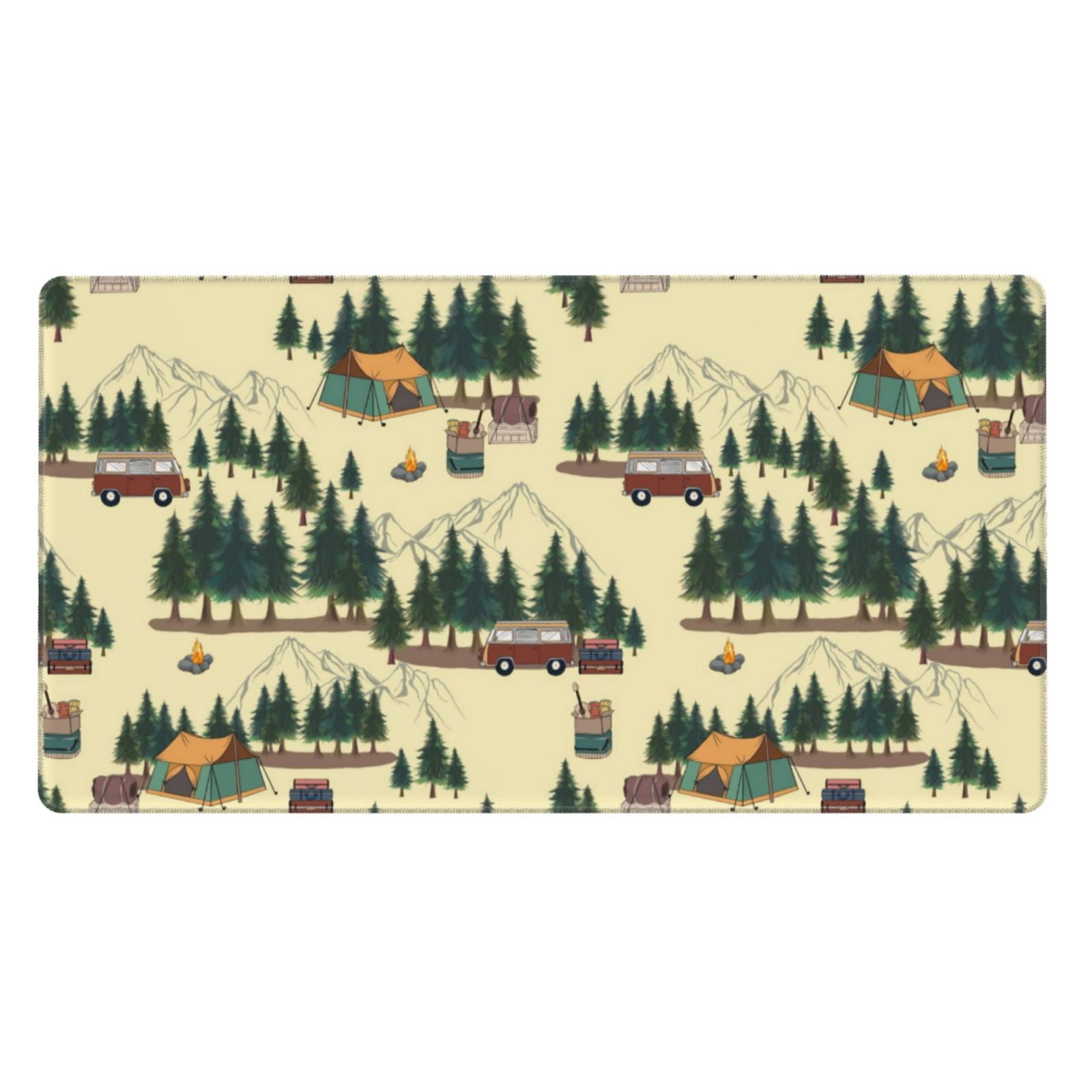 Bingfone Camping Caravan 1 Large Gaming Mouse Pad,Extended Desk ...