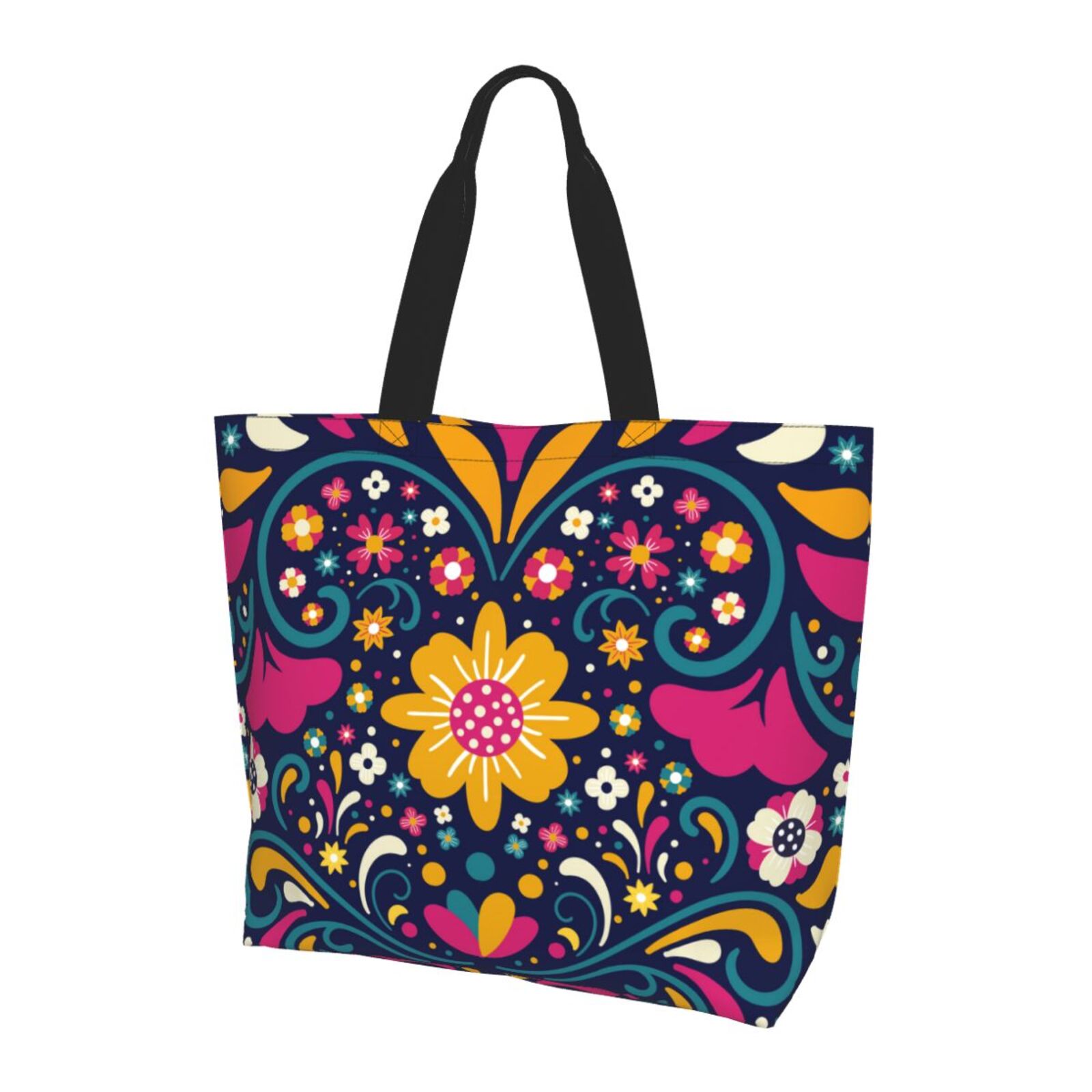 Bingfone Canvas Tote Bag For Women With Inner Pocket Aesthetic Cute ...