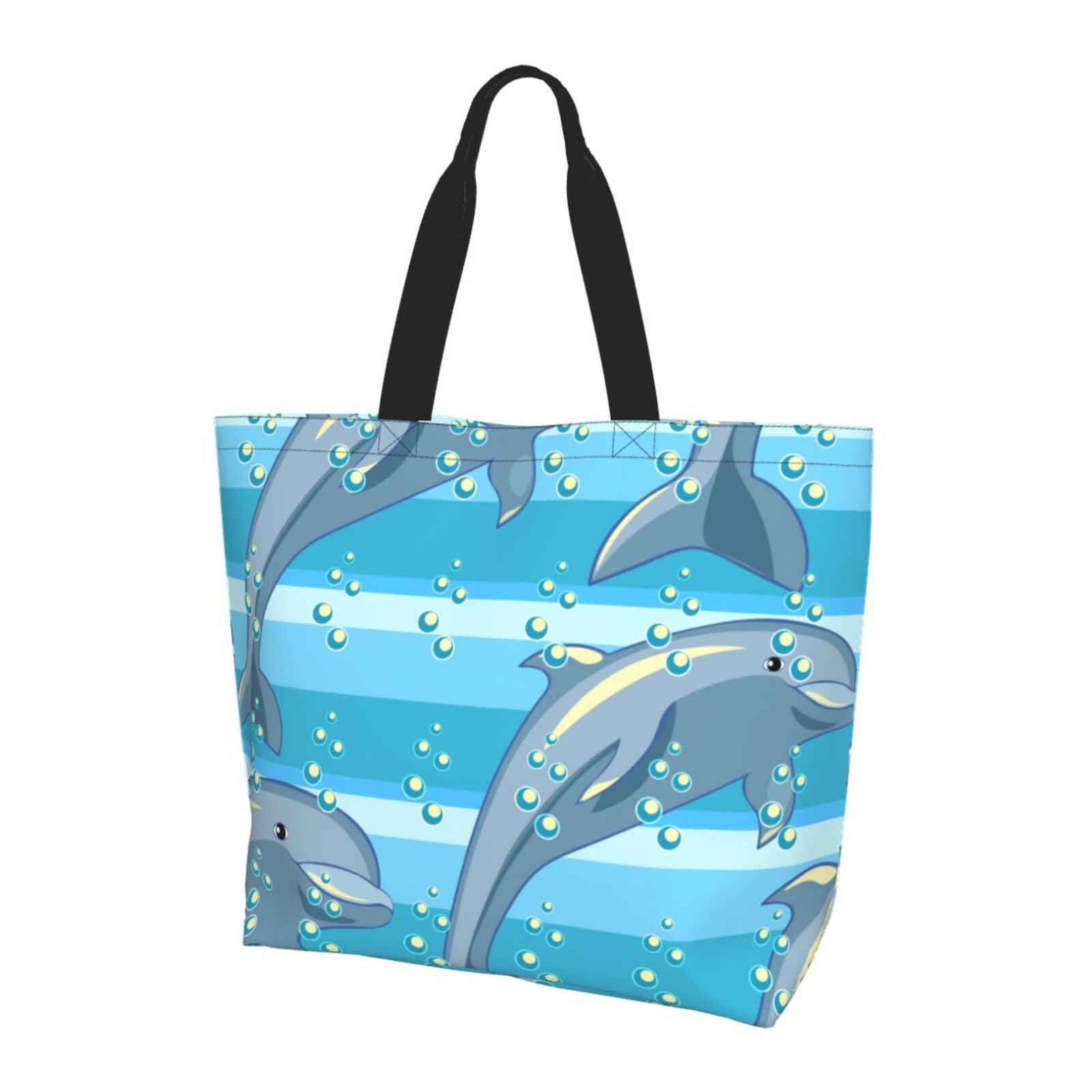 Bingfone Canvas Tote Bag For Women With Inner Pocket Aesthetic Cute Shopping Tote Bags Reusable ...