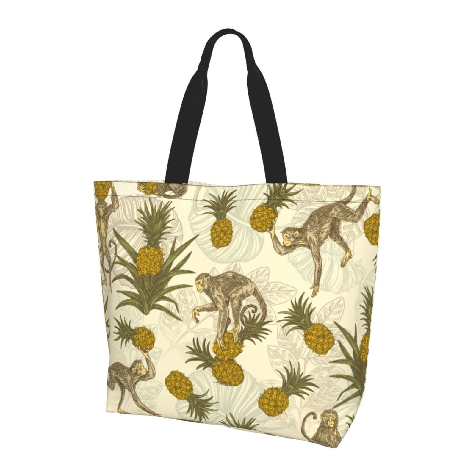 Bingfone Canvas Tote Bag For Women With Inner Pocket Aesthetic Cute ...
