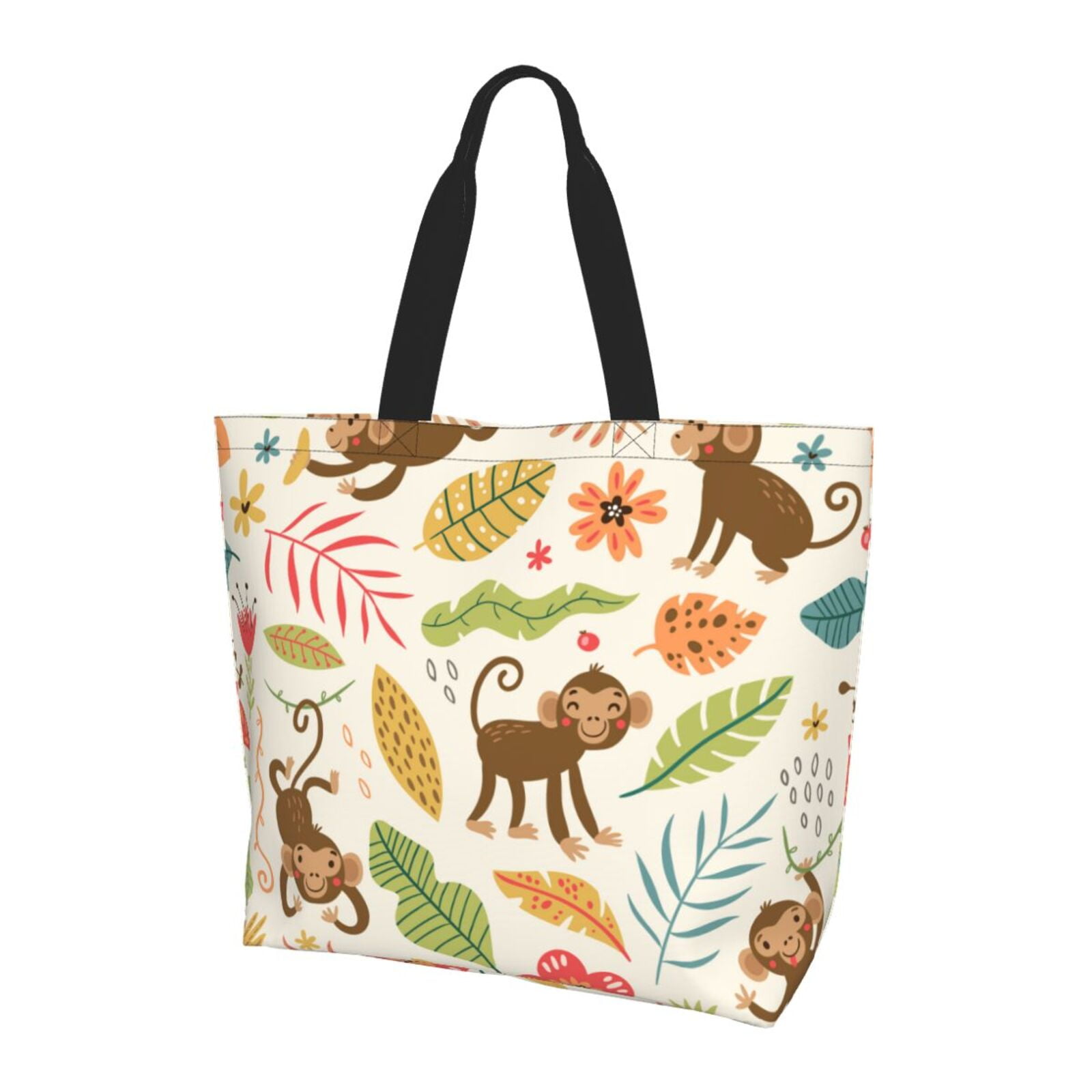 Bingfone Canvas Tote Bag For Women With Inner Pocket Aesthetic Cute Shopping Tote Bags Reusable ...