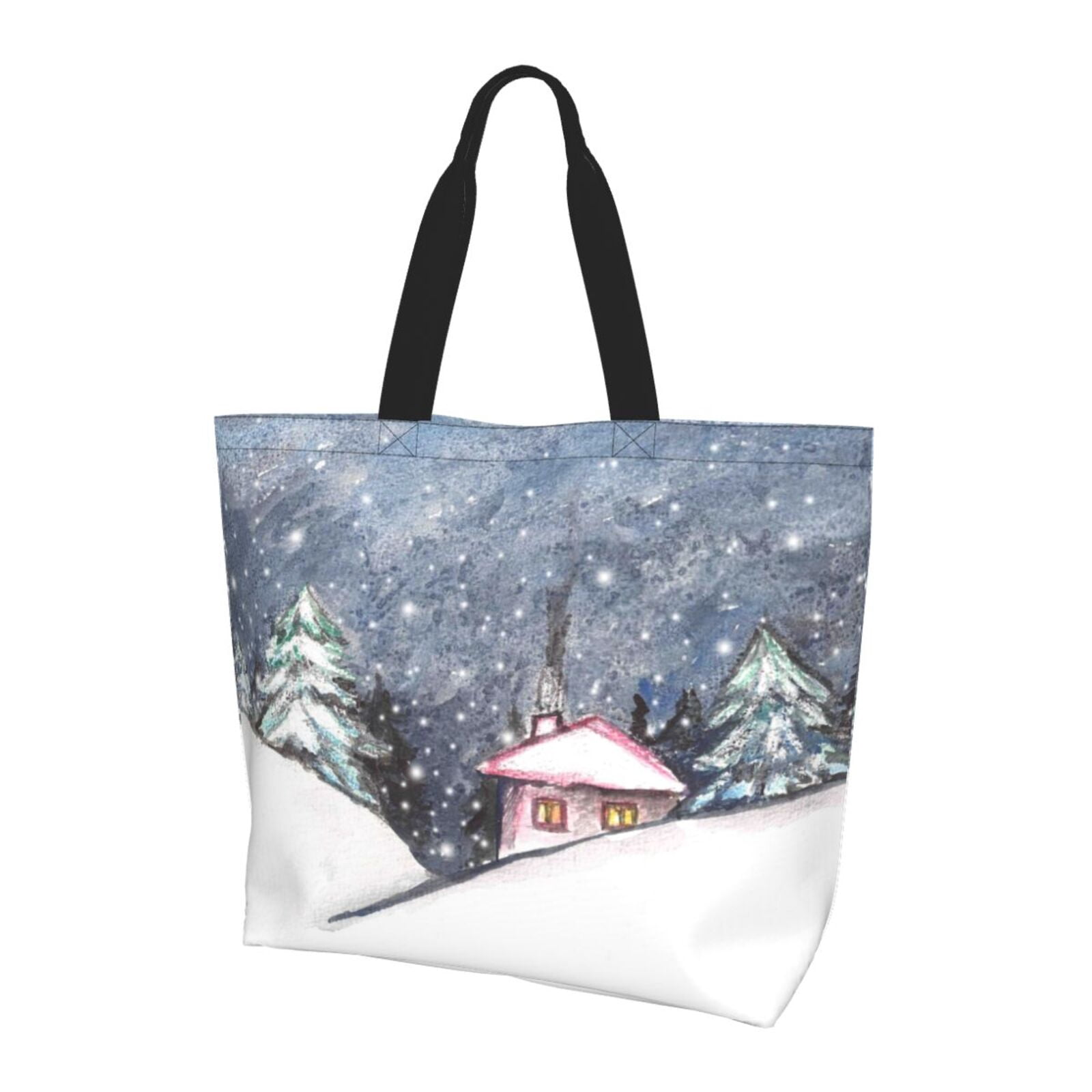 Bingfone Canvas Tote Bag for Women with Inner Pocket Aesthetic Cute ...