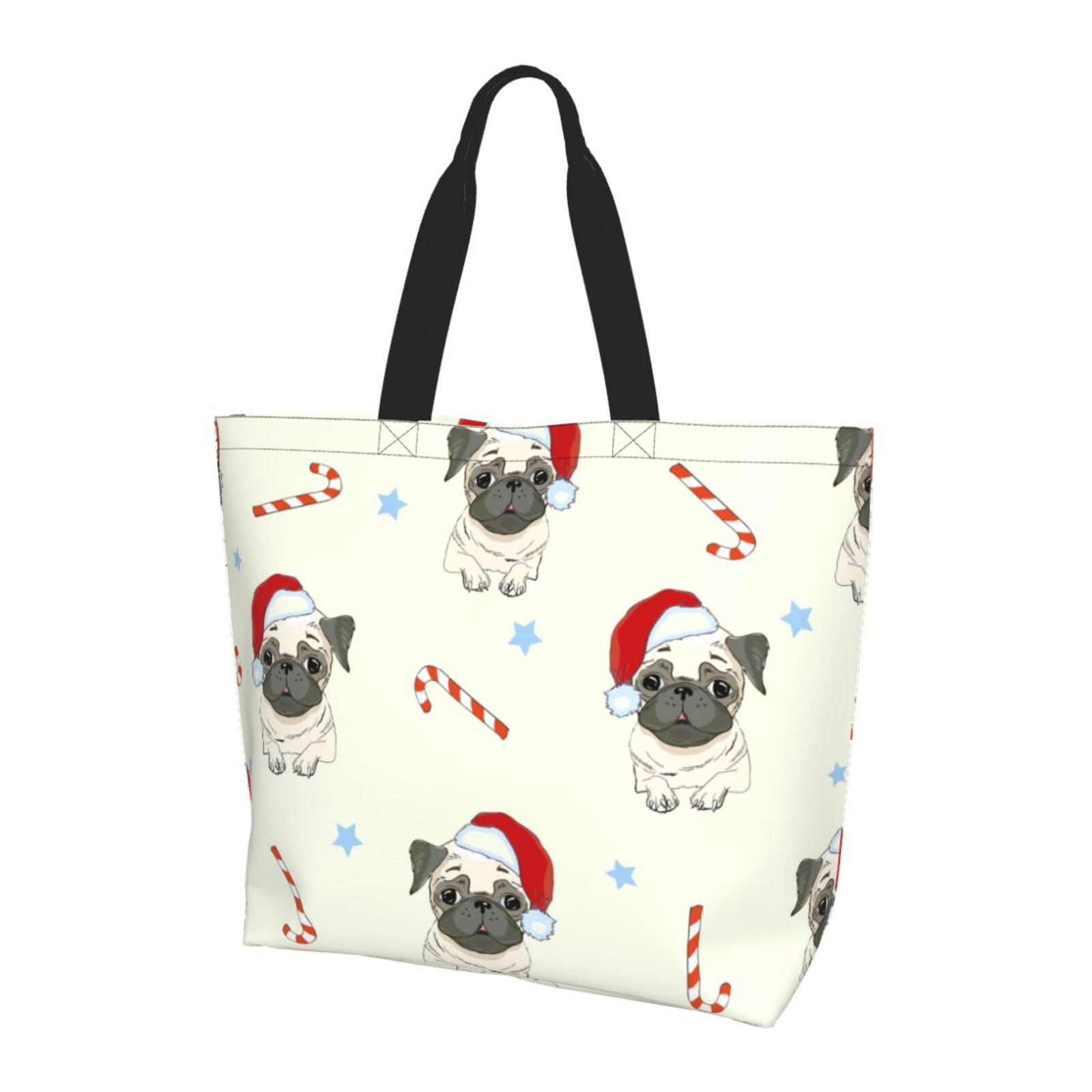 Bingfone Canvas Tote Bag for Women with Inner Pocket Aesthetic Cute ...