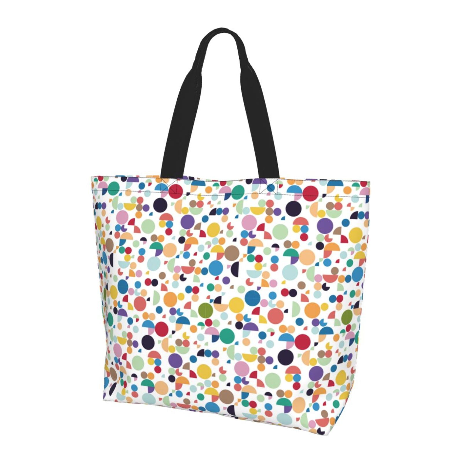 Bingfone Canvas Tote Bag for Women with Inner Pocket Aesthetic Cute ...