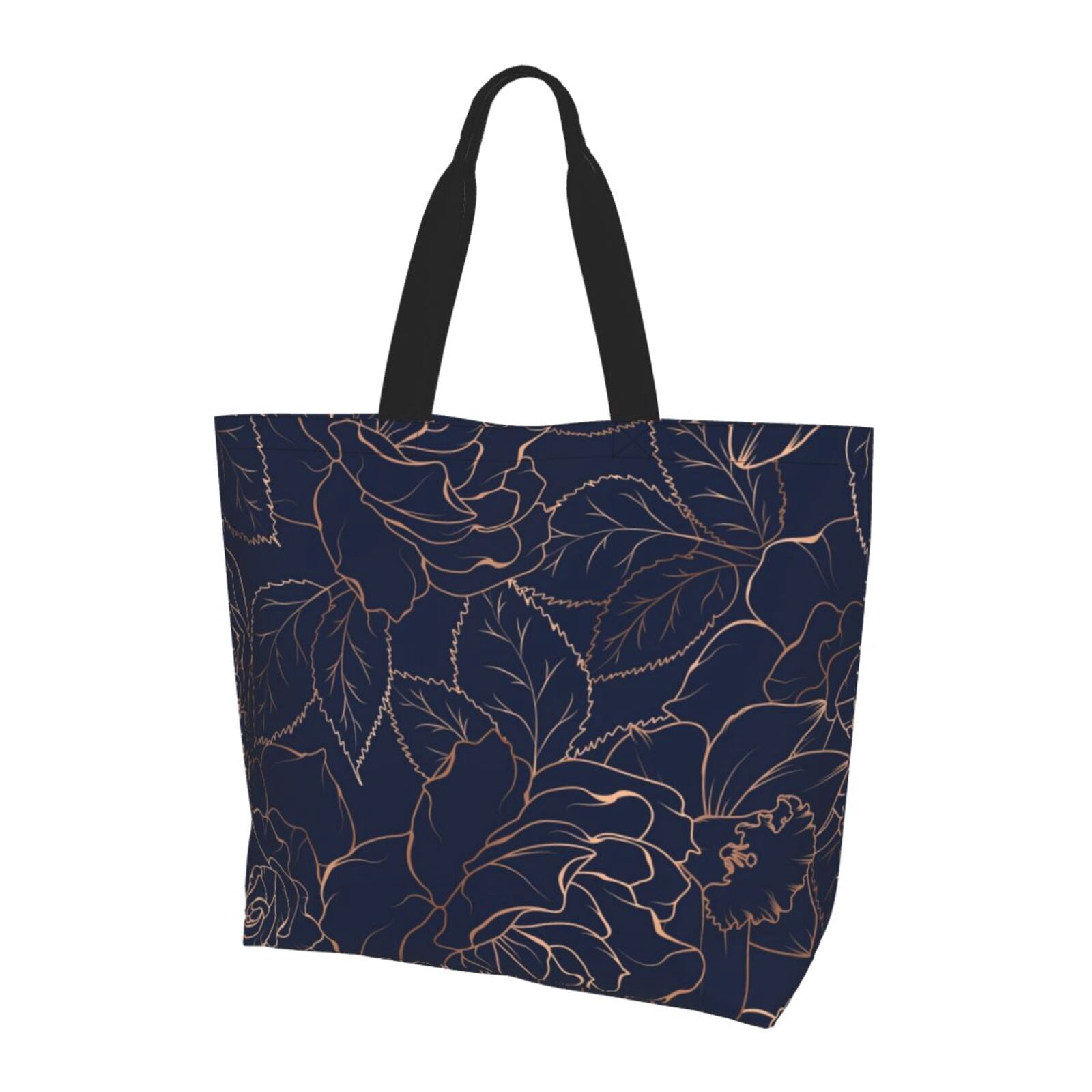 Bingfone Canvas Tote Bag for Women with Inner Pocket Aesthetic Cute ...