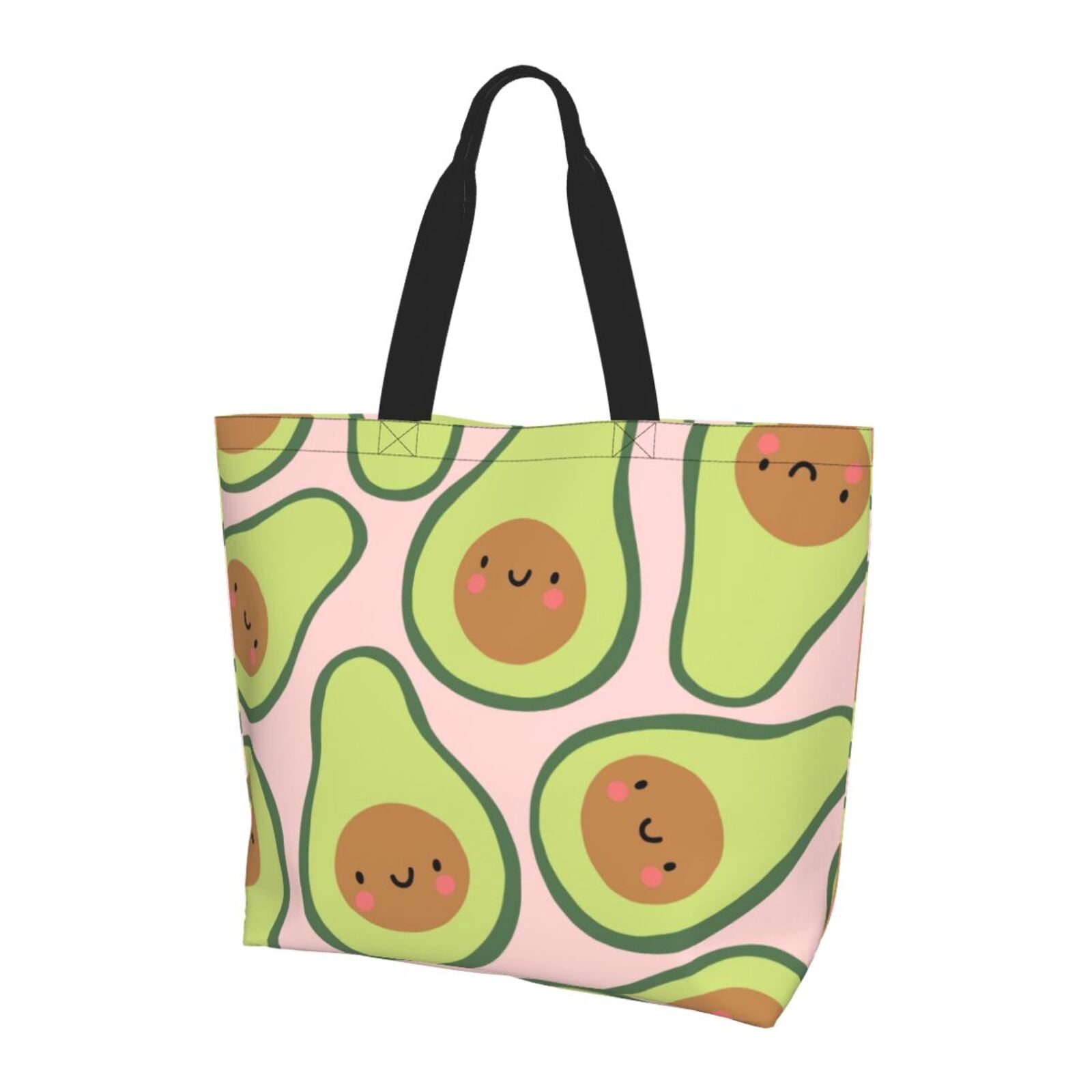 Bingfone Canvas Tote Bag for Women with Inner Pocket Aesthetic Cute ...