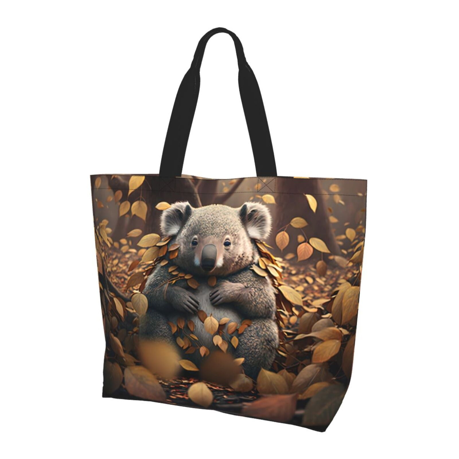 Bingfone Canvas Tote Bag for Women with Inner Pocket Aesthetic Cute ...